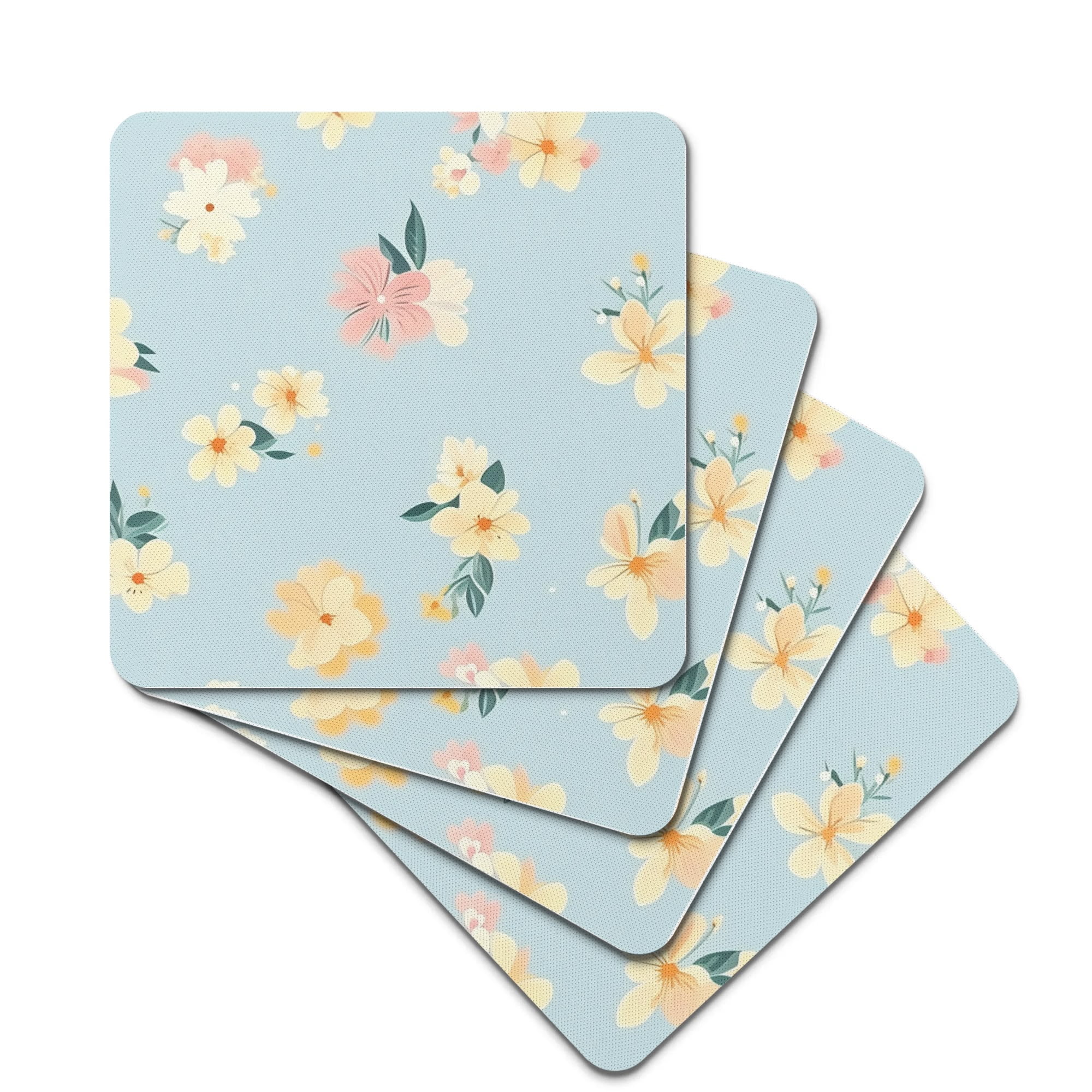 Rubber Square Coasters Not Easily Deformed Soft and Have Thermal ...