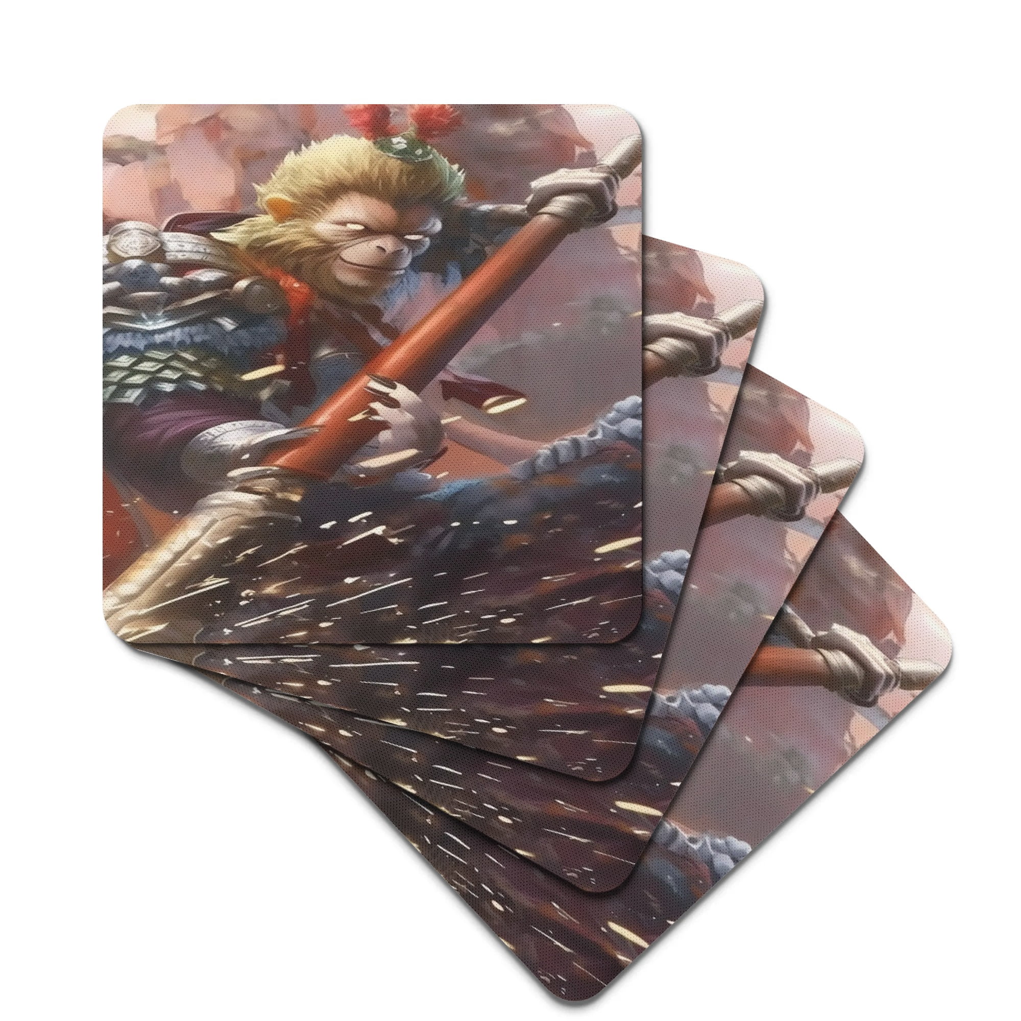 Rubber Square Coasters Not Easily Deformed Soft and Have Thermal ...