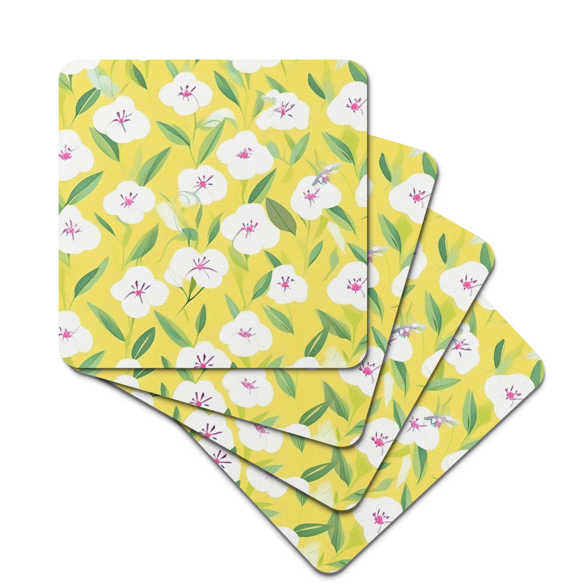 Rubber Square Coasters Not Easily Minimalist Deformed Soft and Have ...