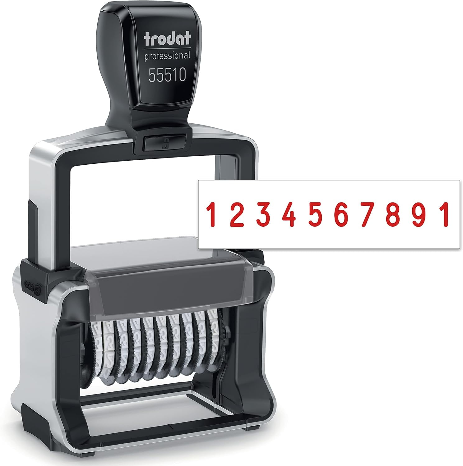 Rubber Stamp Creation Heavy Duty Numberer, 10 Digit Self-Inking ...