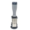 Rubber Stamp Line Dater Adjustable Round Date Stamp Office Stamp ...
