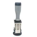 Rubber Stamp Line Dater Adjustable Round Date Stamp Office Stamp ...