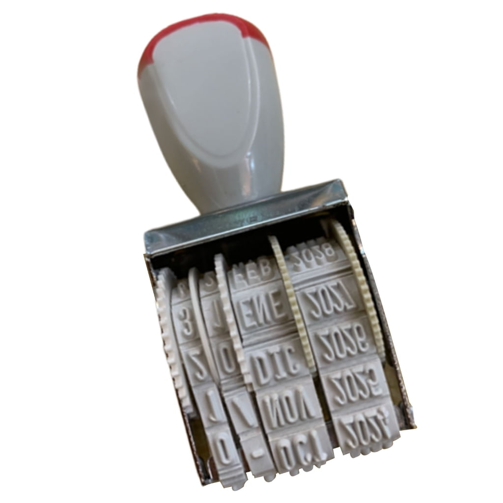 Rubber Stamp Line Dater Spanish Date Stamp French Date Stamp Office Stamp Tool for Scrapbooking ...