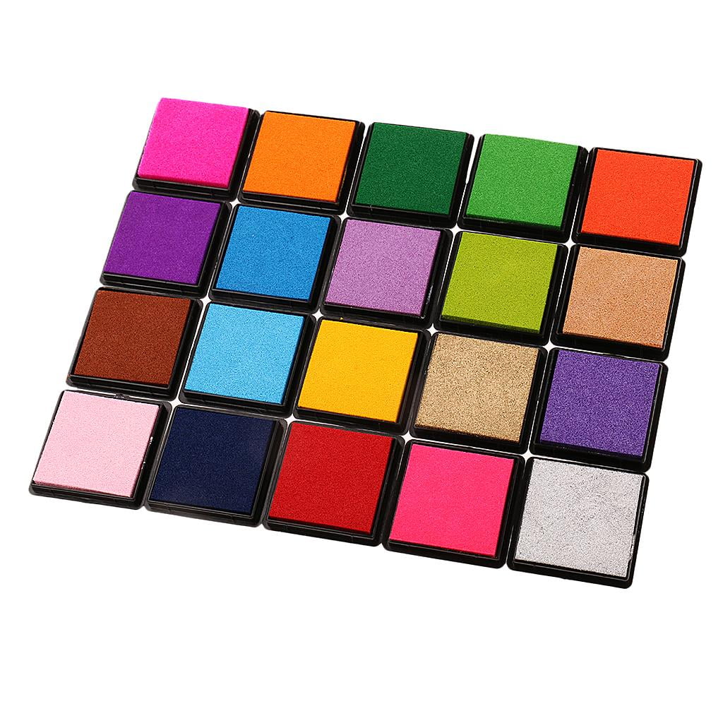 Rubber Stamps Ink Pad Vivid Set Craft Card Making - Walmart.com