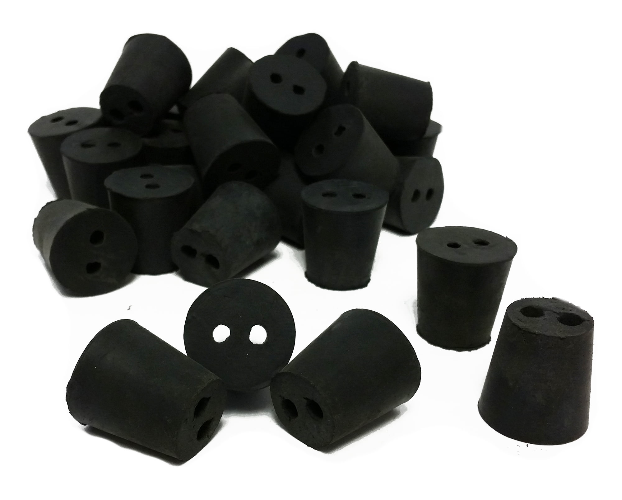 Rubber Stoppers, Size 3, 2-Hole. Pack 1-Pound. - Walmart.com