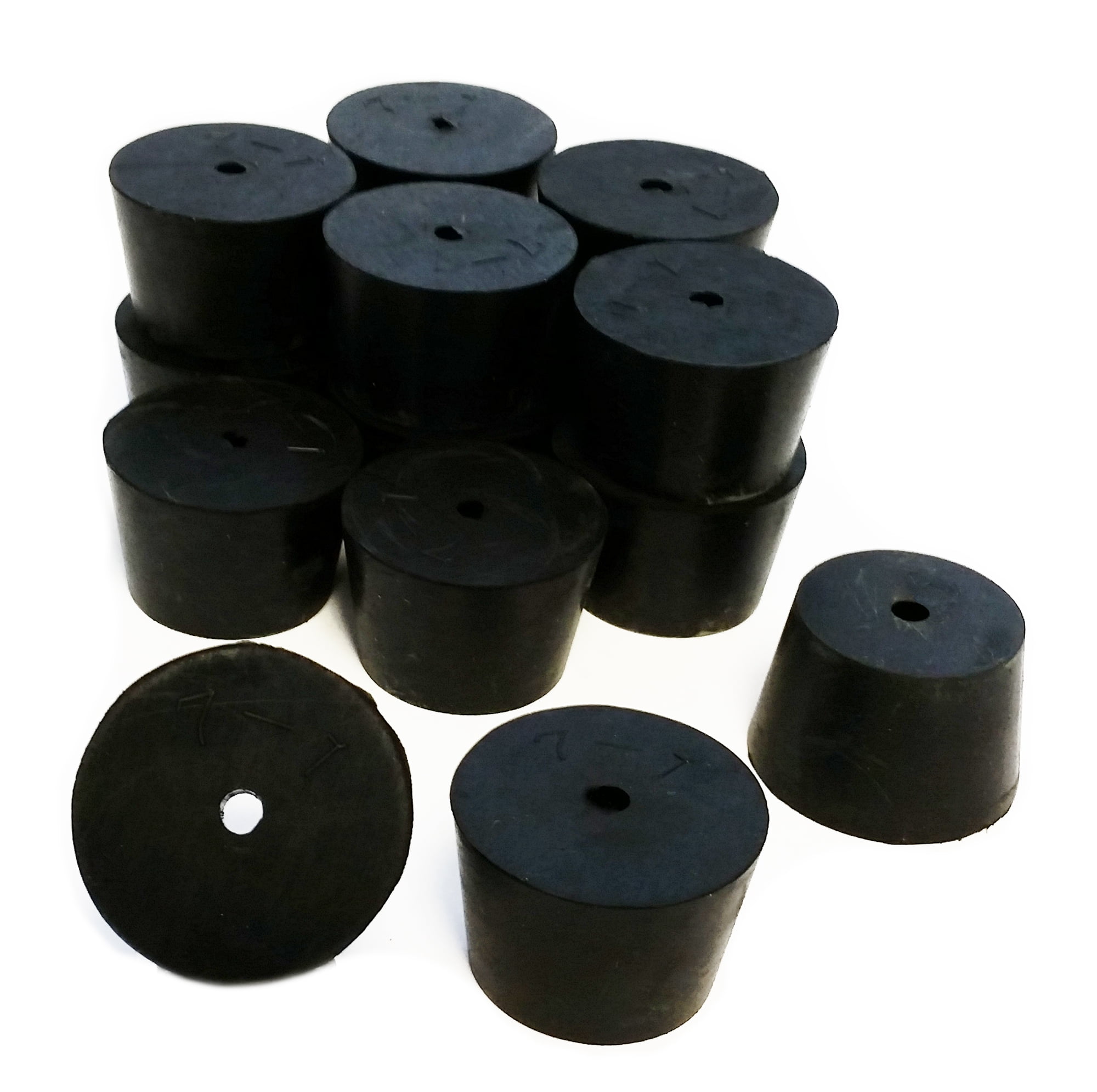 Rubber Stoppers, Size 7, 1-Hole. Pack 1-Pound. - Walmart.com