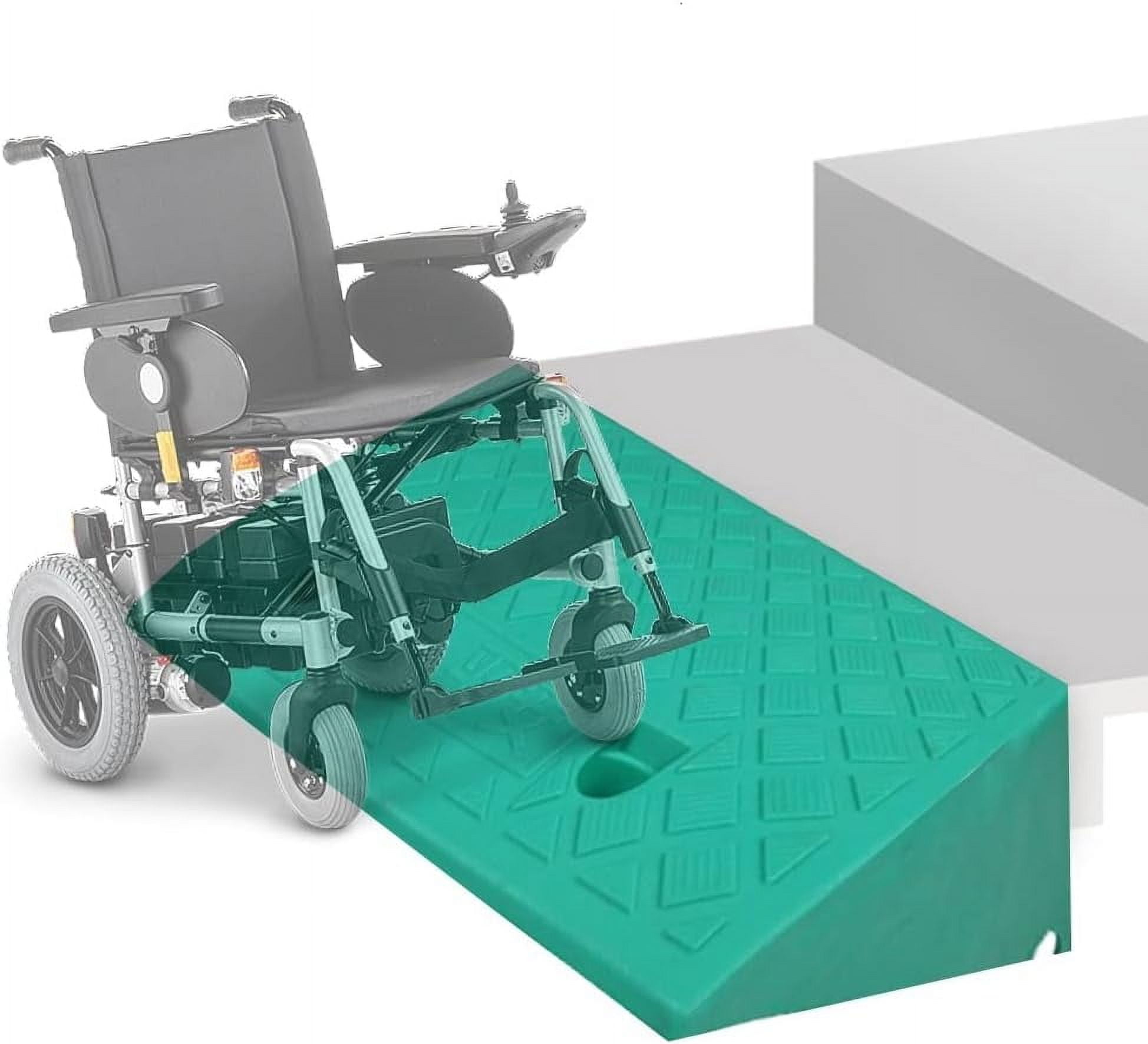 Rubber Threshold Ramp Non-Slip Driveway Curb Ramp, 1" - 7.5" Rise Kerb ...