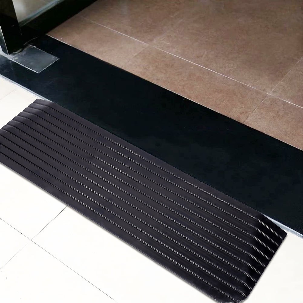 Rubber Threshold Ramp Striped Non-slip Surface 2200lbs/1000kg Load ...