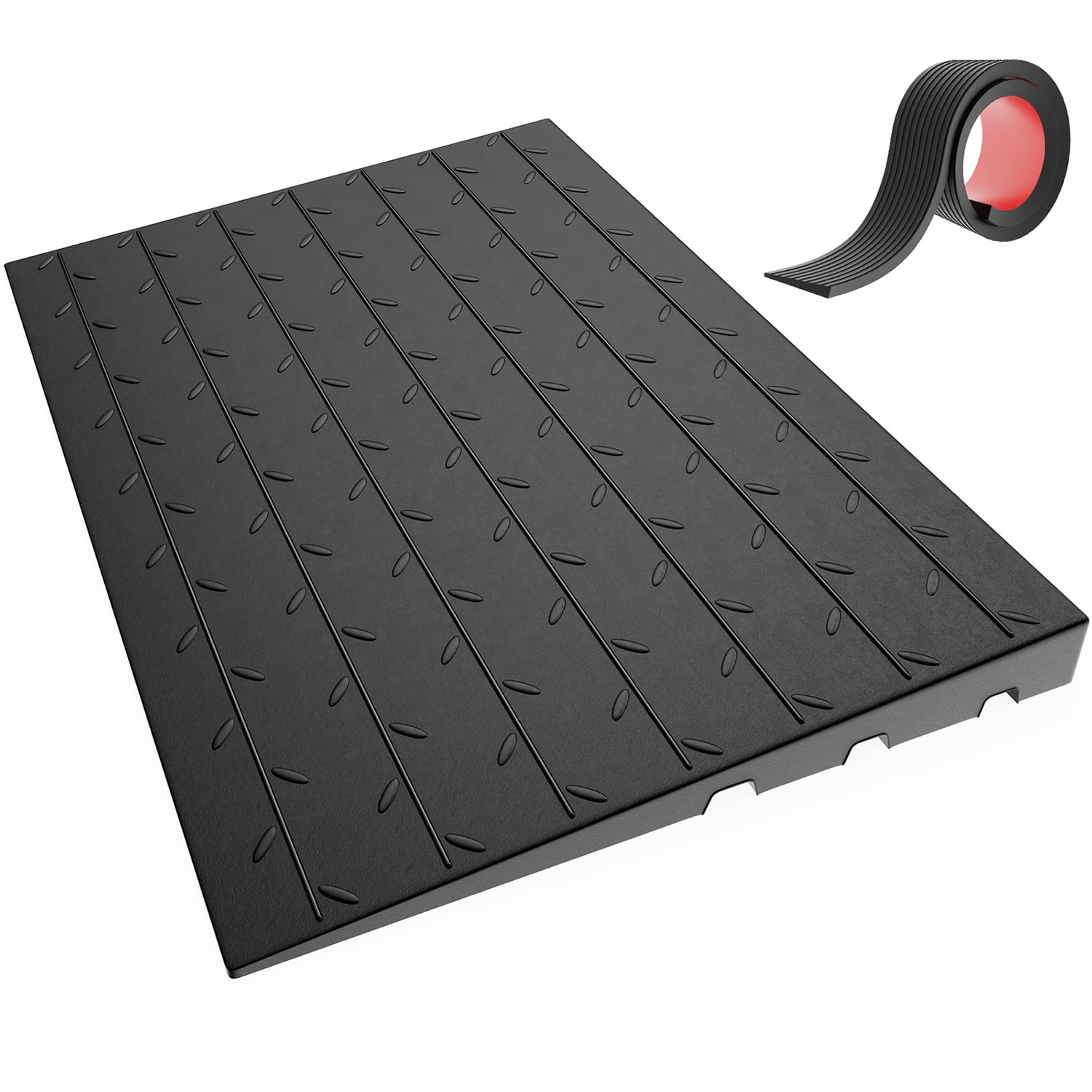 Rubber Threshold Ramp Wheelchair Ramp for Doorway, Door Ramp, Includes ...