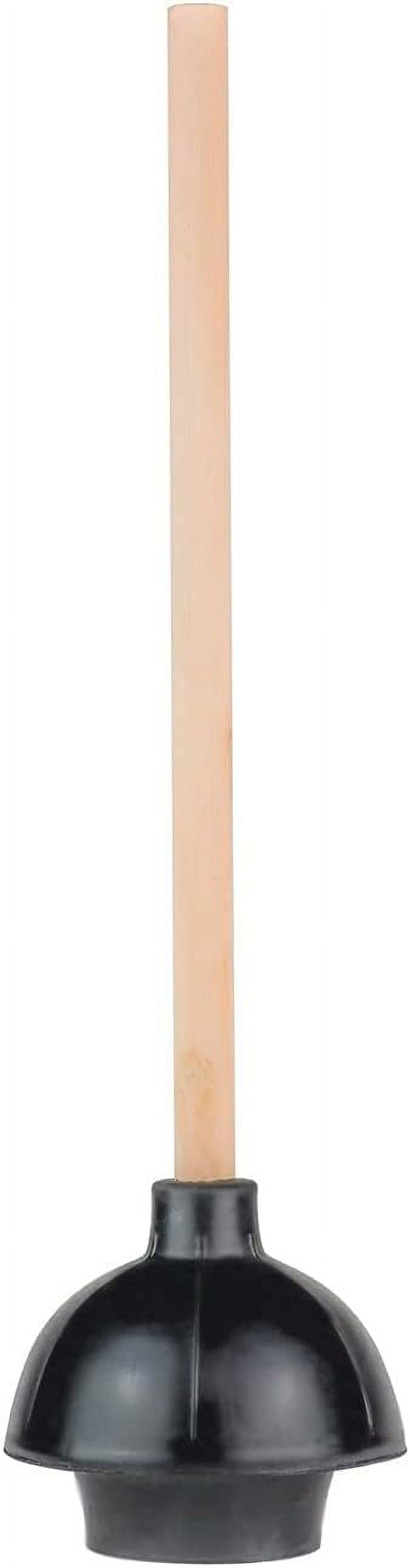 Rubber Toilet Plunger, Double Thrust Force Cup, Heavy Duty, Commercial ...