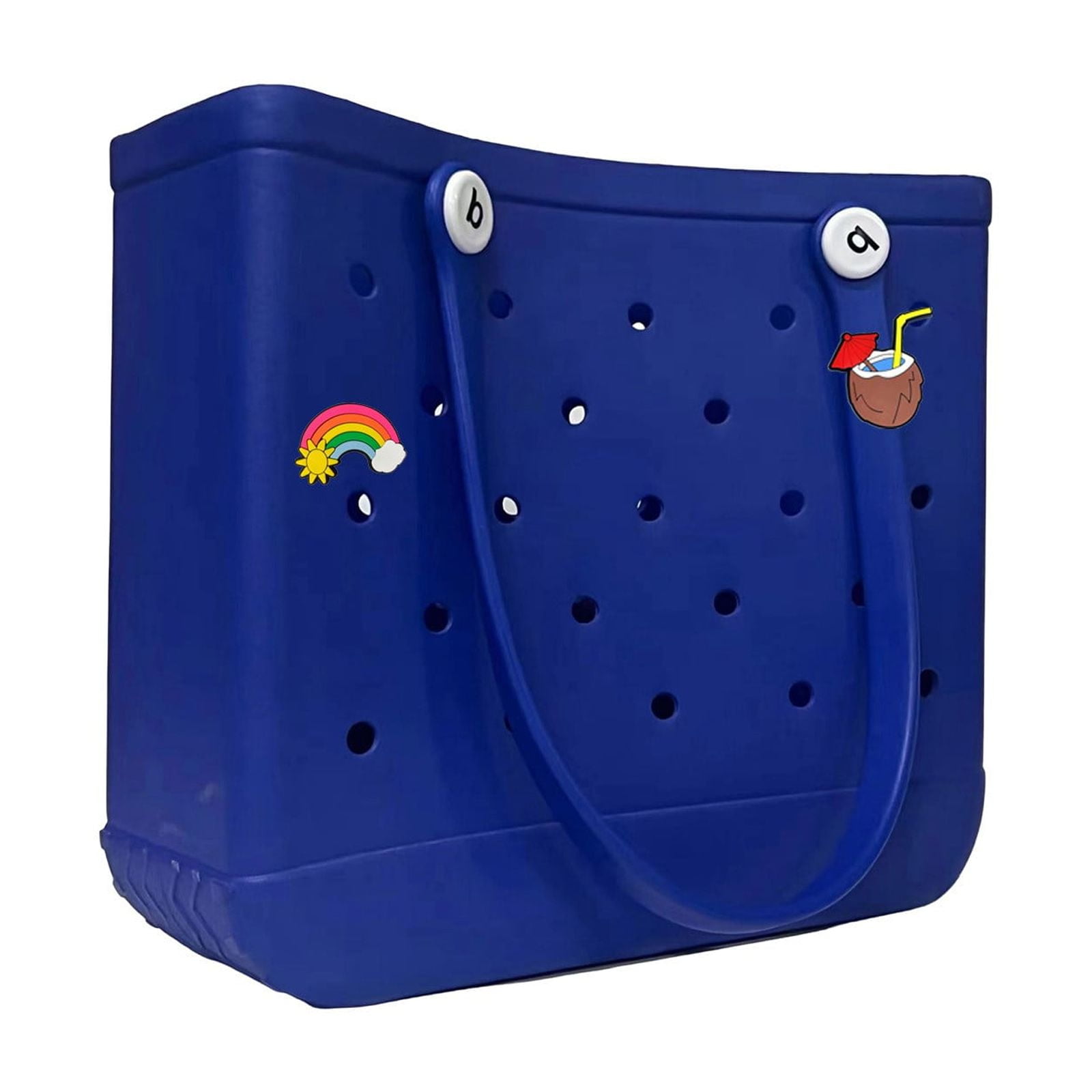 Rubber Tote Bag Small Beach Bag Waterproof Beach Tote Portable Travel ...