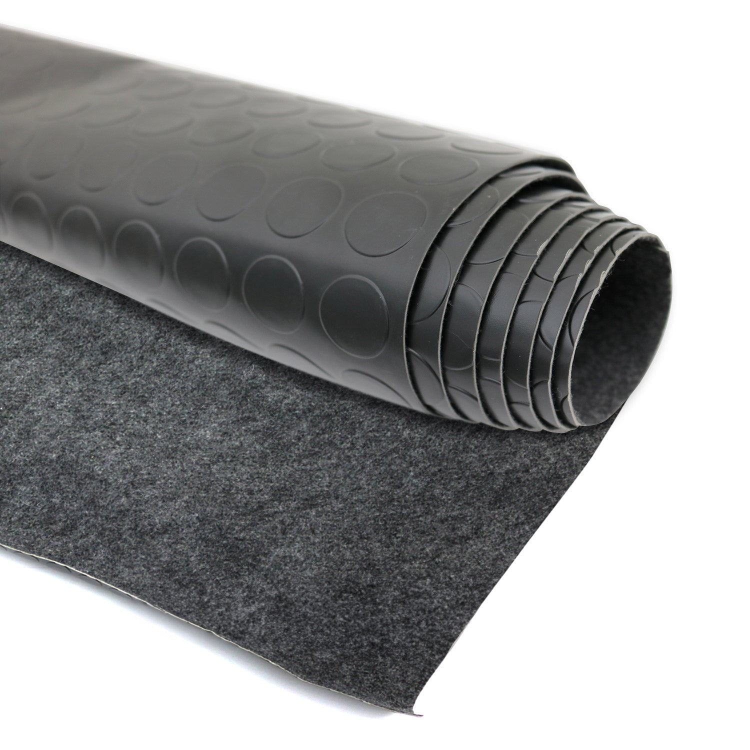Rubber Trunk Mat Pickup Truck Bed Liner Trimmable Flooring Mat Black ...