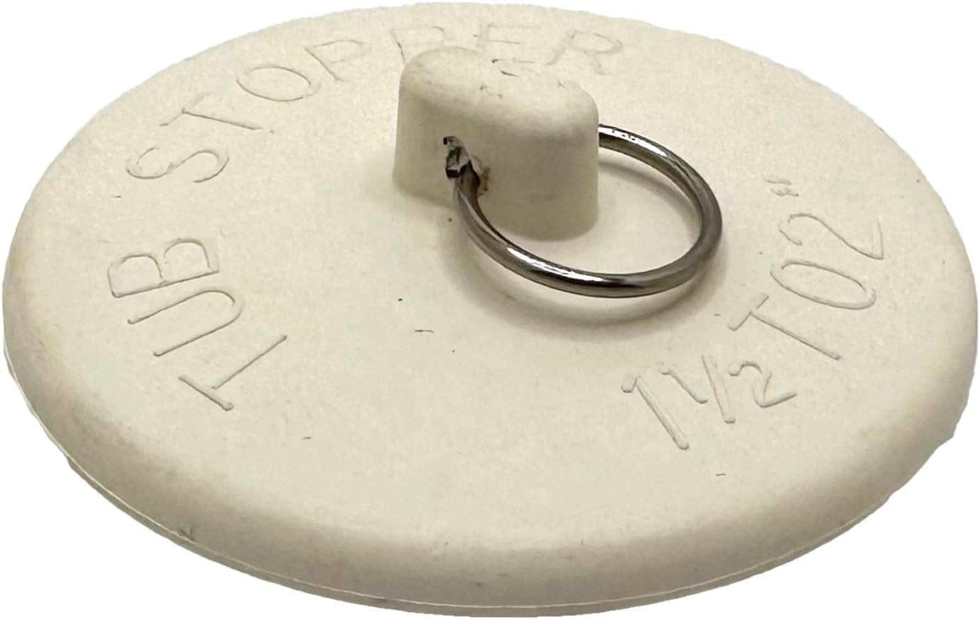 Rubber Tub/Sink Stopper for 1 1/2" to 2" Drains - Split Ring Easy ...
