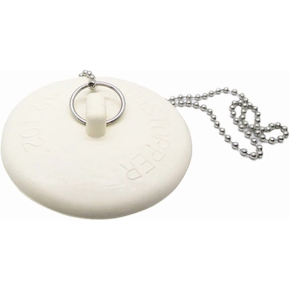 Rubber Tub Stopper with Chain – Universal Drain Plug for Bathtub ...