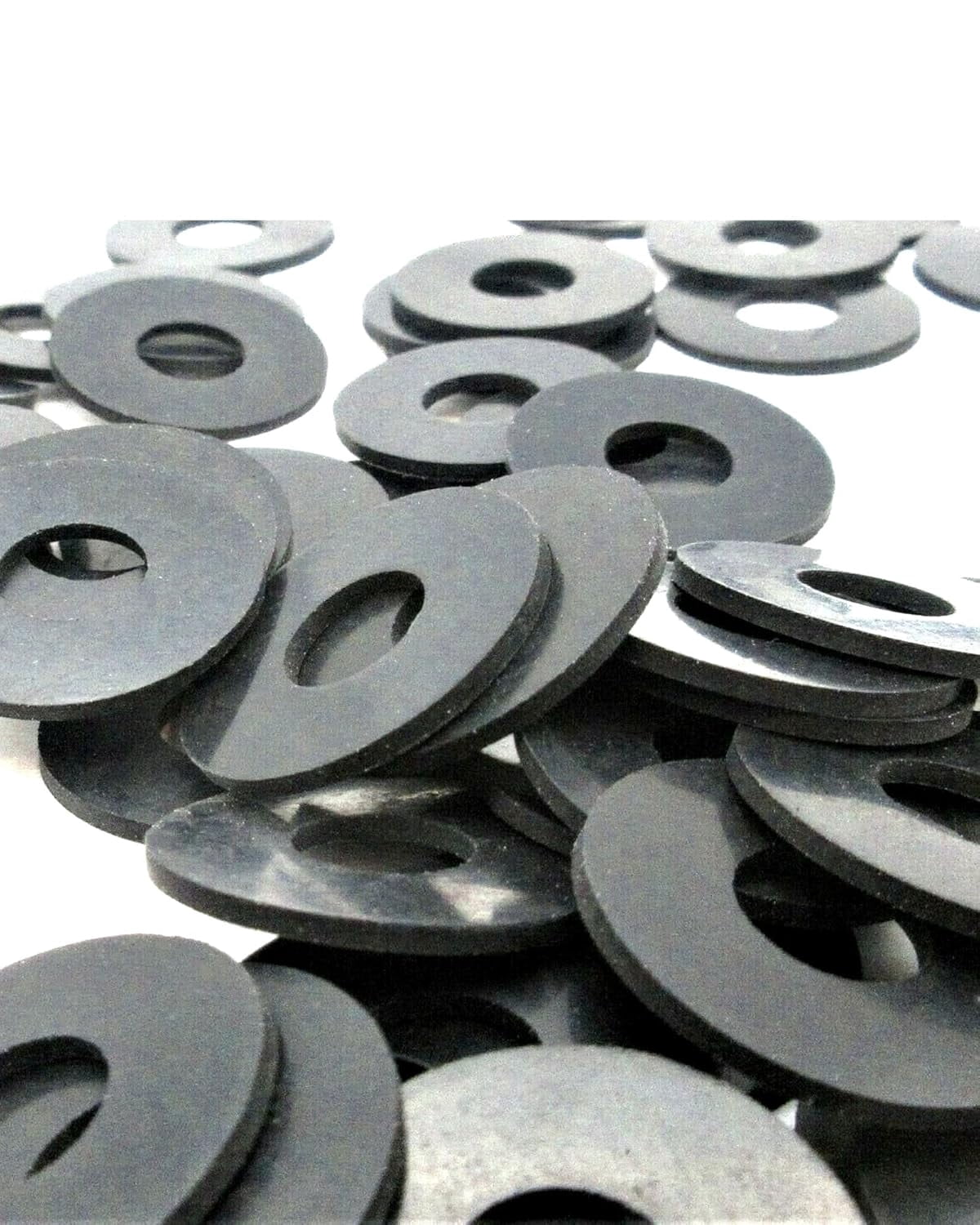 Rubber Washer Rubber Spacers Gaskets - 7/16" ID X 1" OD X 1/16" Thick ...