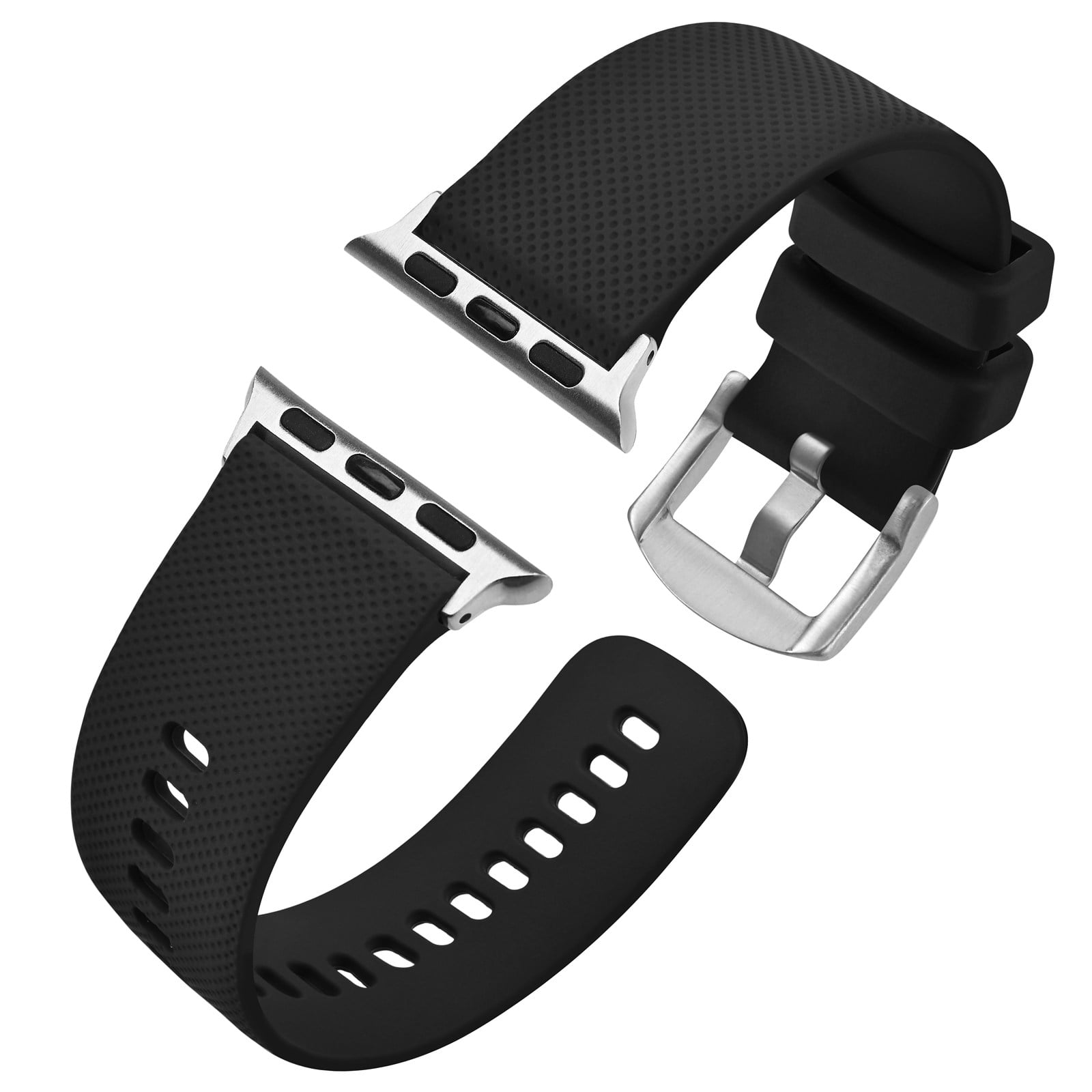Rubber Watch Band Compatible with Apple watch Series Ultra 8 7 6 5 4 3 ...