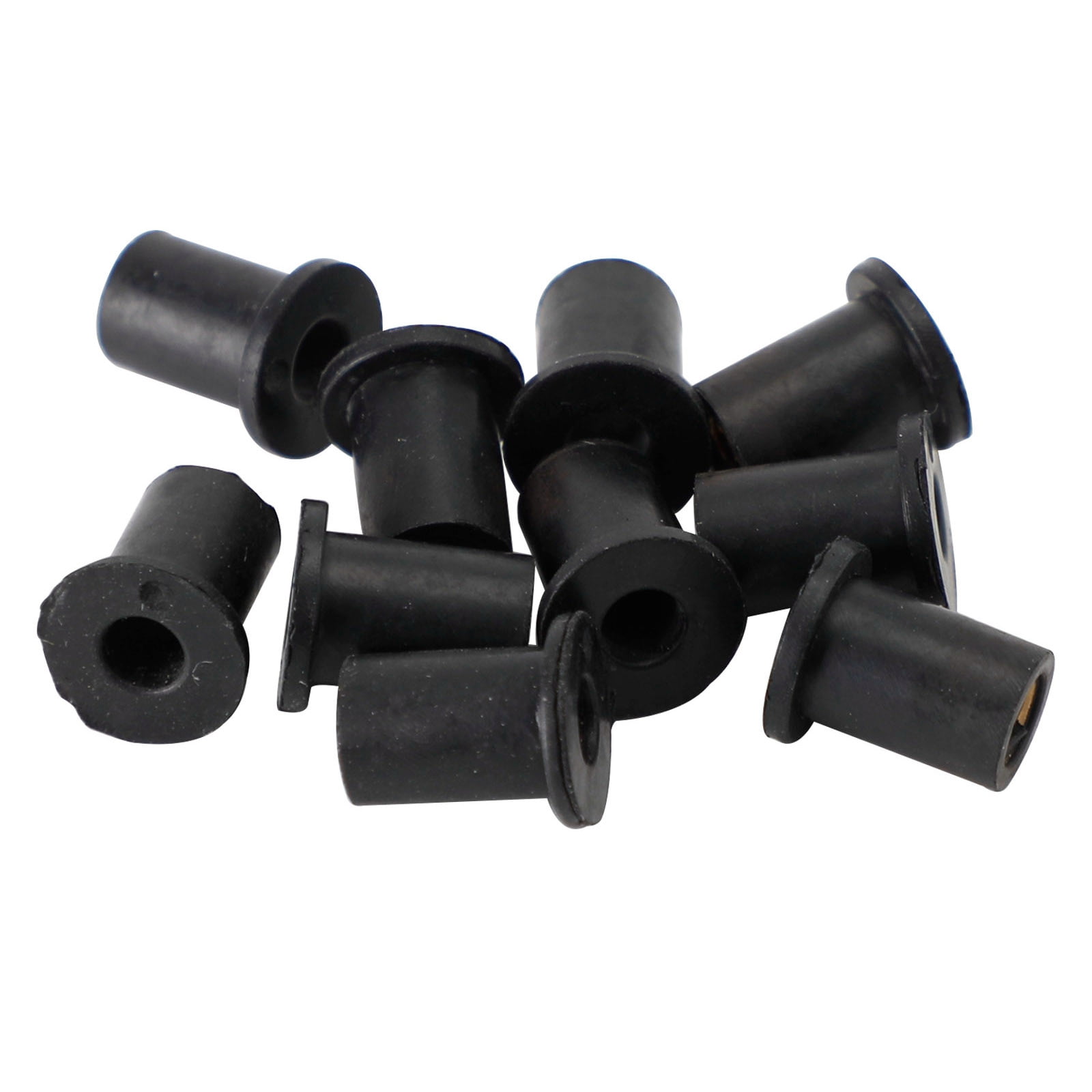 Rubber Well Nut M4 10 Qty For Windscreen & Fairing 8mm - Walmart.com