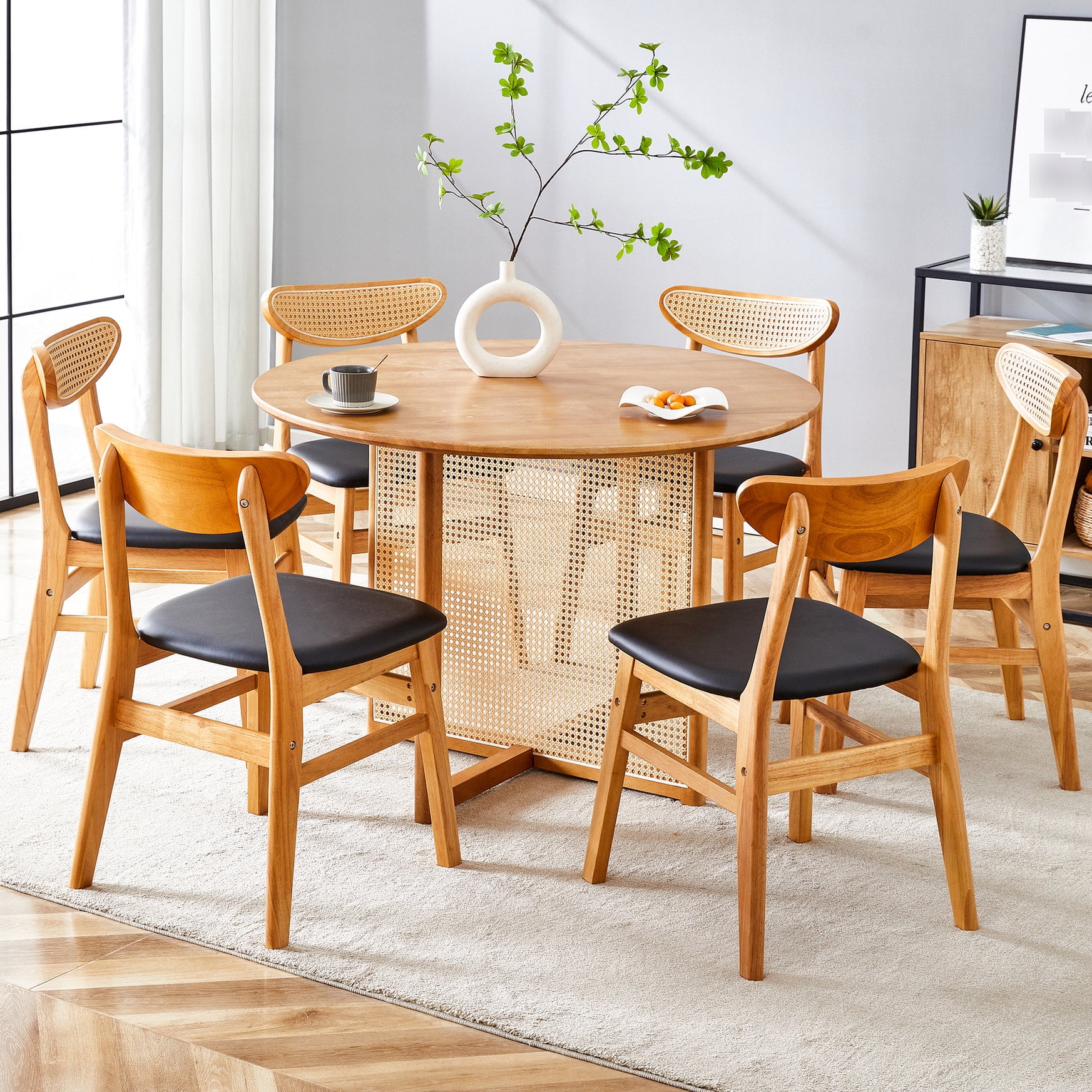 Rubber Wood Structure - Classic Design for Team Meetings - Office Use ...
