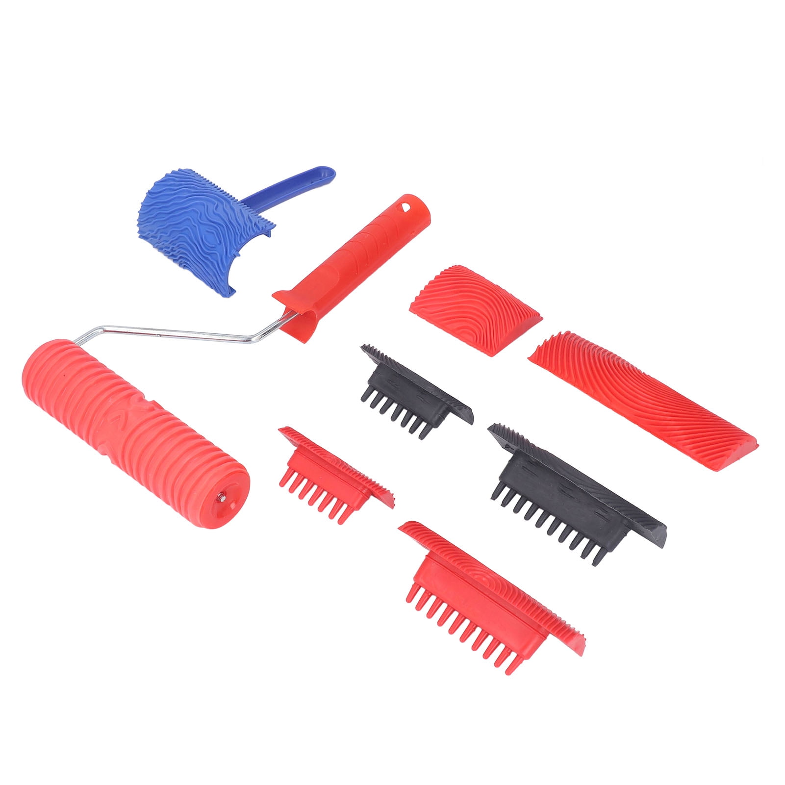 Rubber Wood Texture Roller,DIY Wood Grain Set,Wood Graining Roller with ...