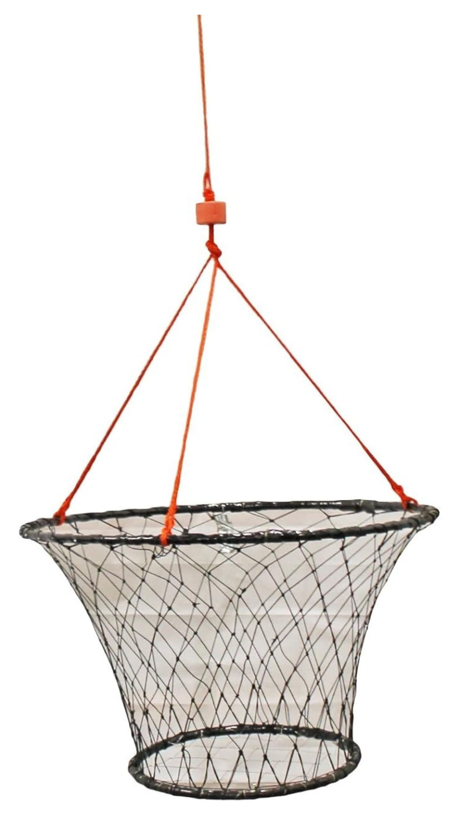 Rubber Wrapped Steel Ring Crab Trap (Size:ø30) with 50' Rope and The ...