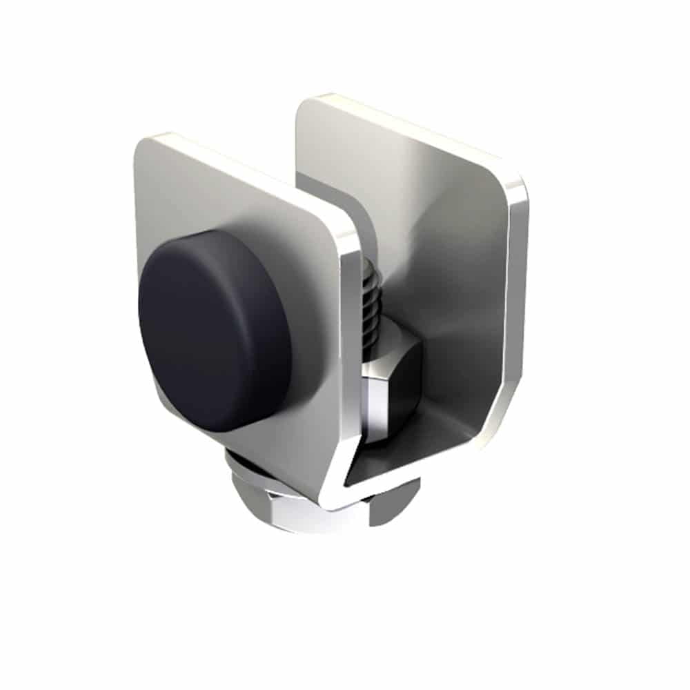 Rubber door stopper and end cap for SLID’UP 2000 - For SU2048 track ...