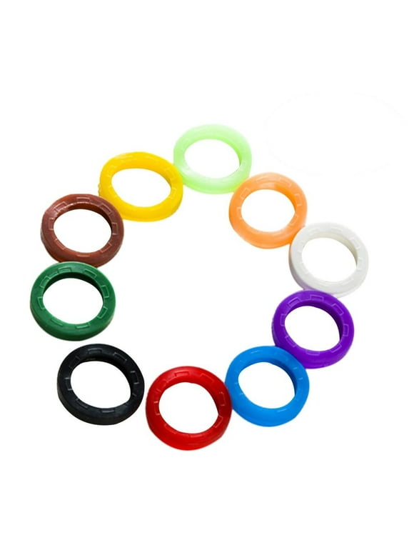 Rubber Color Key Tags