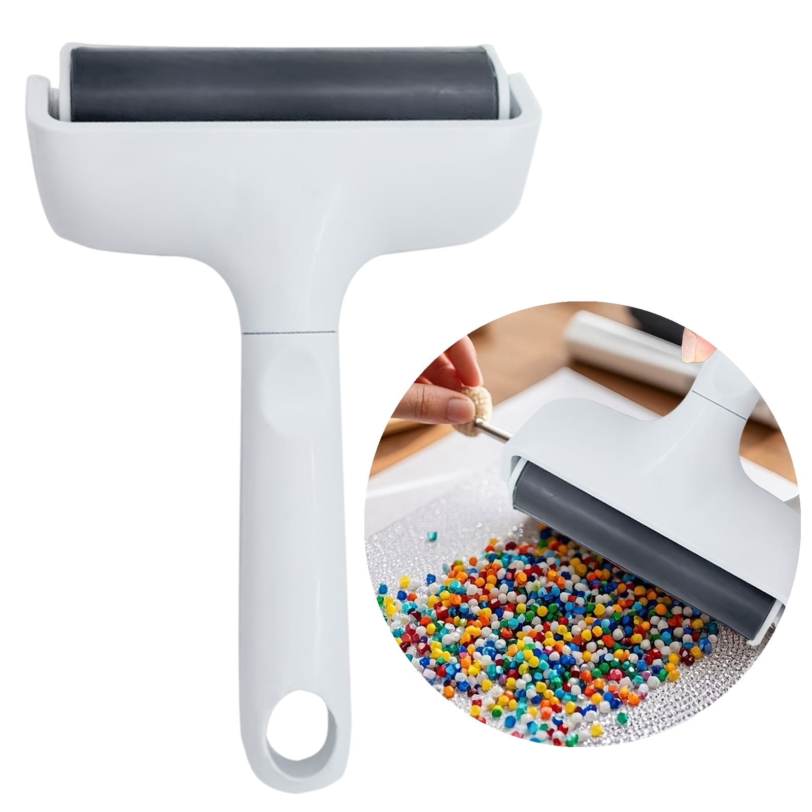 Rubber roller for white and black crafts, vinyl mat flattening roller ...
