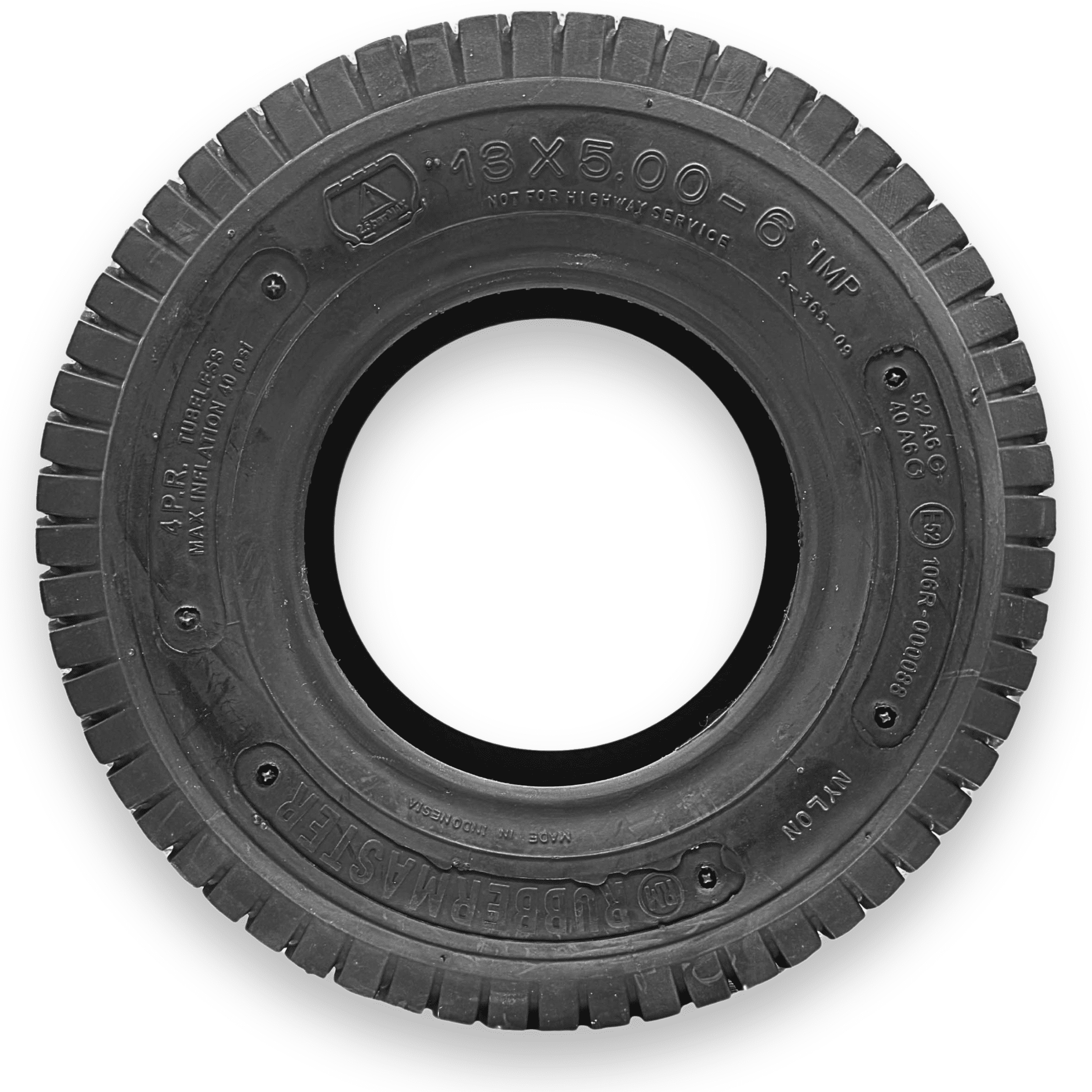 RubberMaster 13x5.00-6 Turf 4 Ply Tubeless - Walmart.com