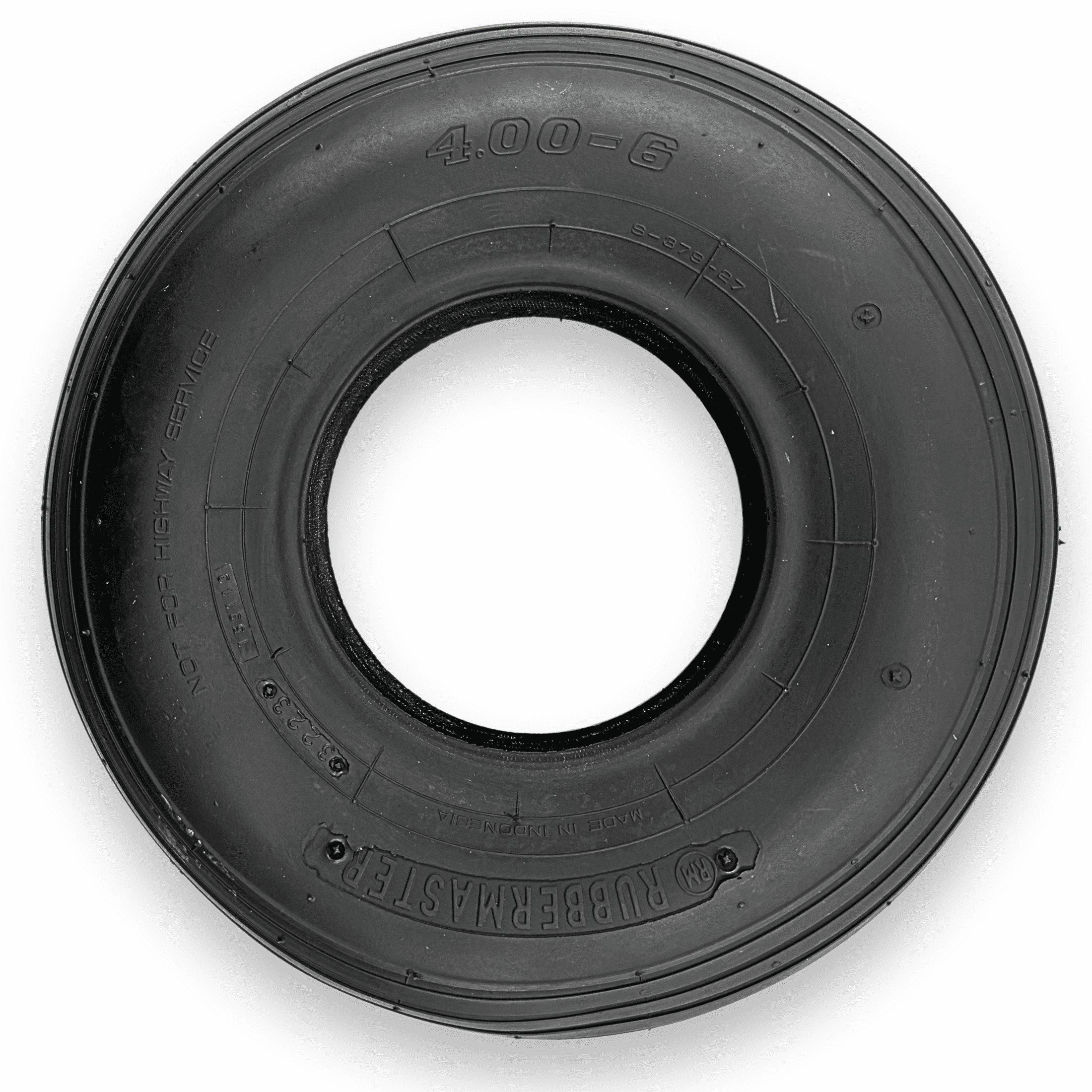 RubberMaster Rib S379 4.00-6 A/2PLY Tubeless - Walmart.com