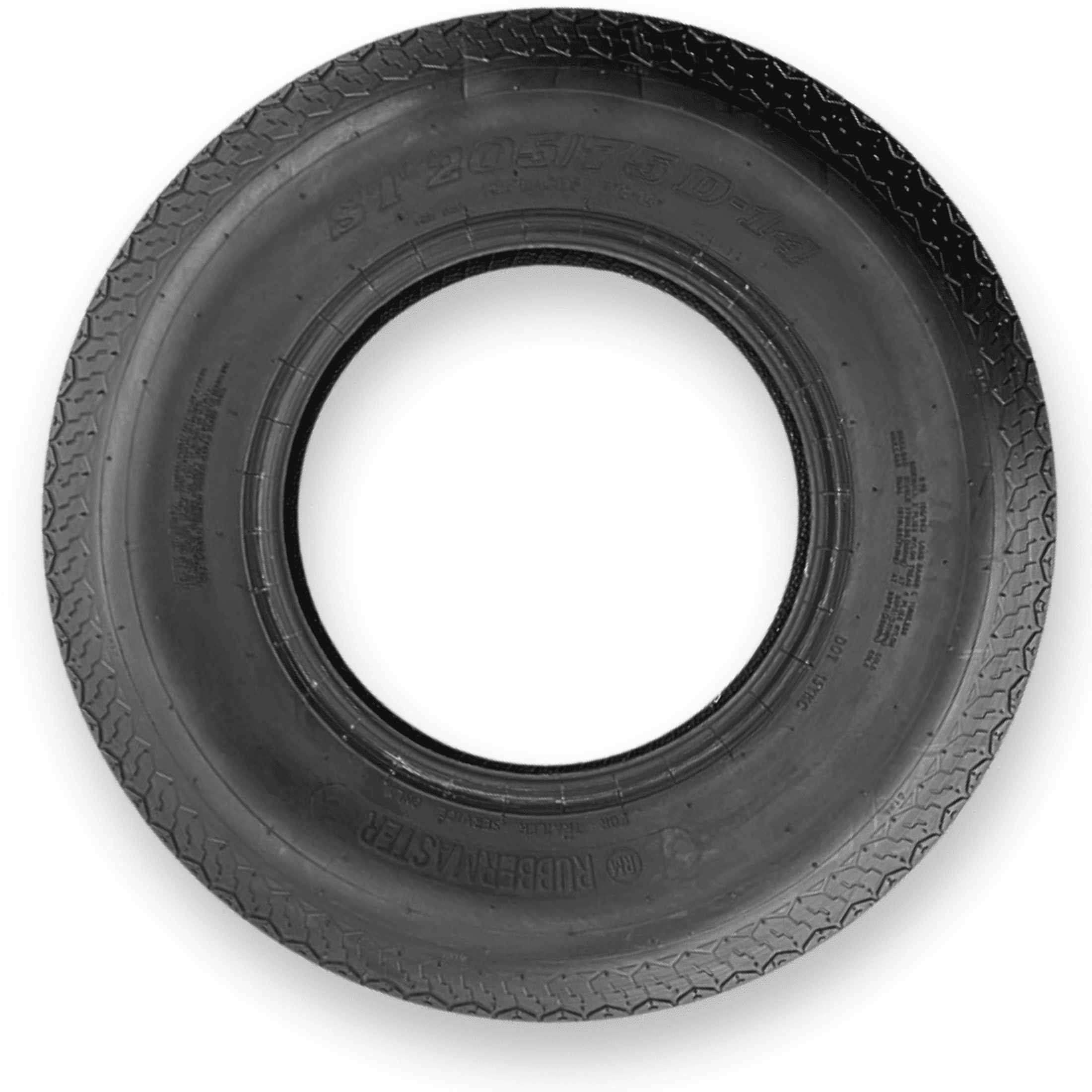 RubberMaster F78-14 (ST205/75D14) Highway Rib 6 Ply Tubeless - Walmart.com
