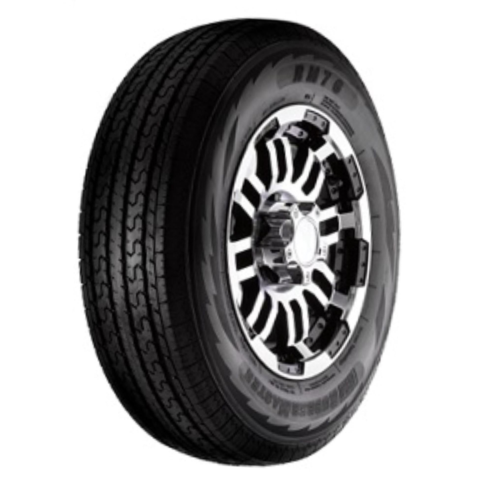 RubberMaster RM76 All-Season Trailer Tire, ST 215/75R14 Load D 8 Ply ...