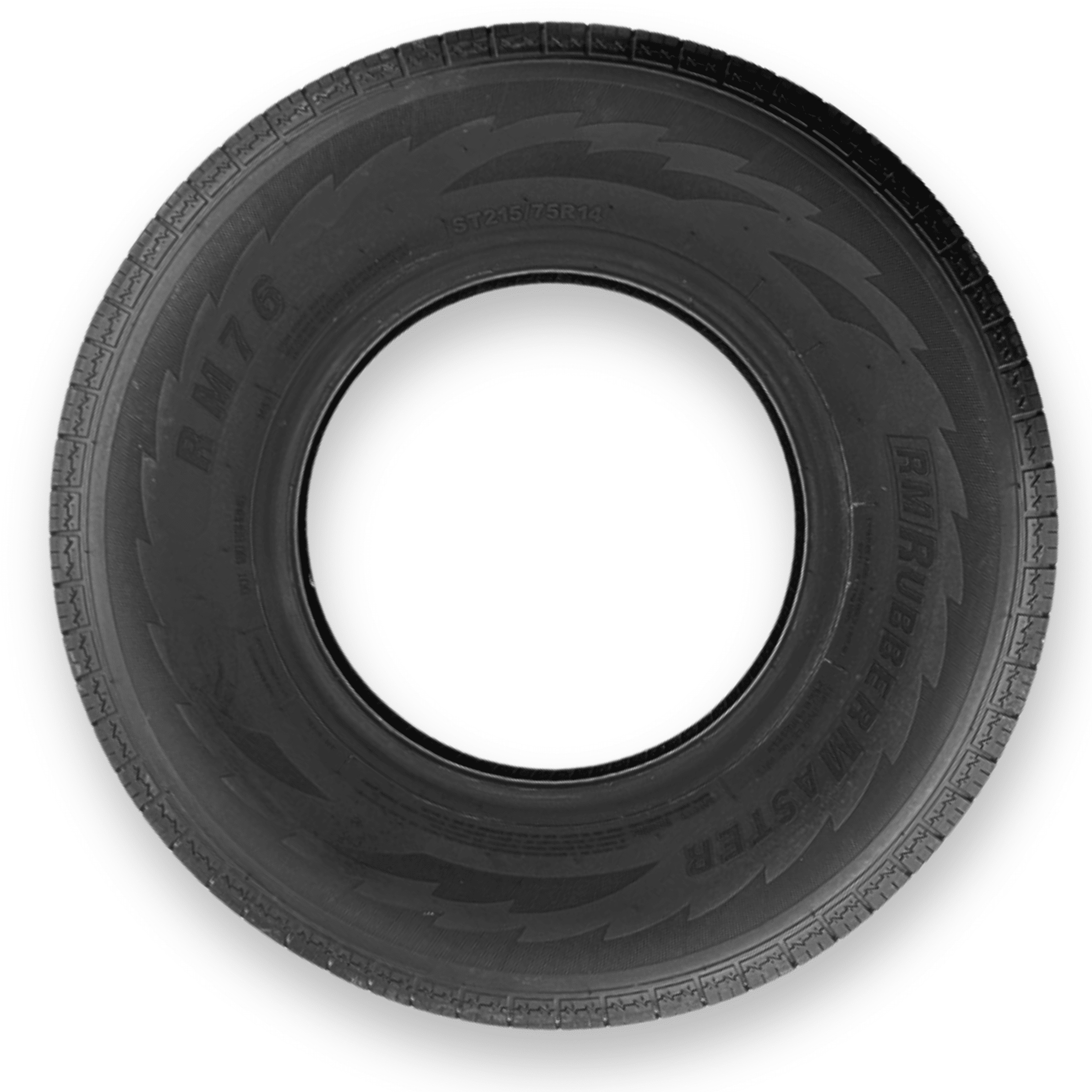 RubberMaster RM76 Trailer Tire, ST215/75R14, 102M, C Load Rating, 6 Ply ...