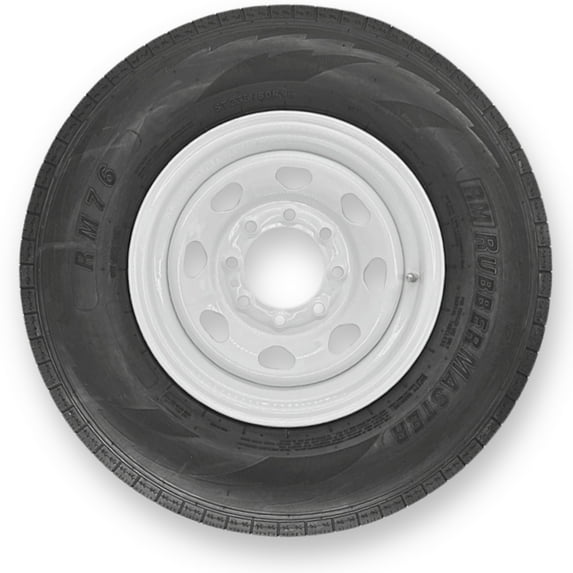 RubberMaster ST235/80R16 10 Ply Highway Rib Tire and 8 on 6.5 Eight ...