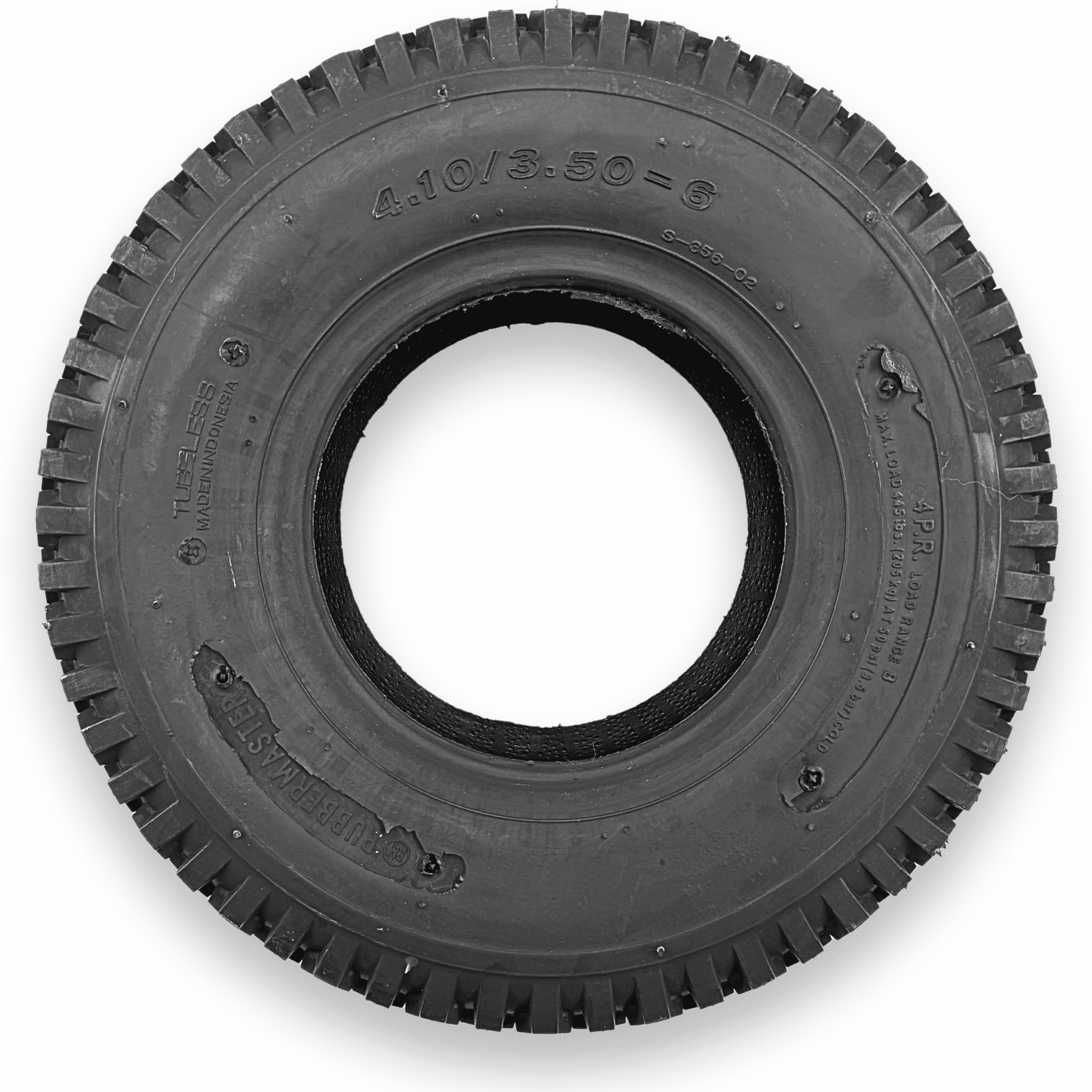 RubberMaster 4.10/3.50-6 Stud 4 Ply Tubeless - Walmart.com