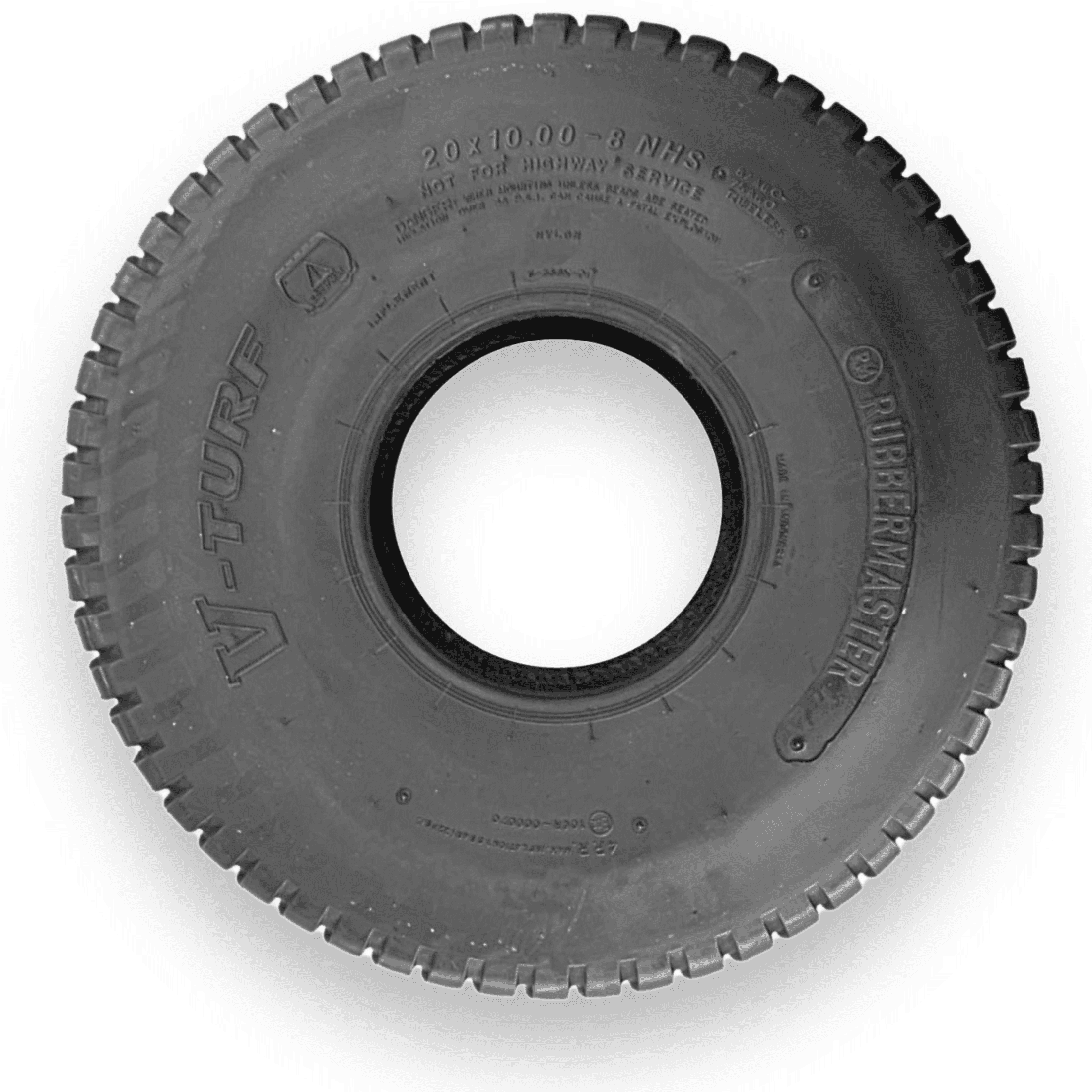 RubberMaster Turf S366K Mower & Tractor Tire, 20X10.00-8 B, Suitable ...