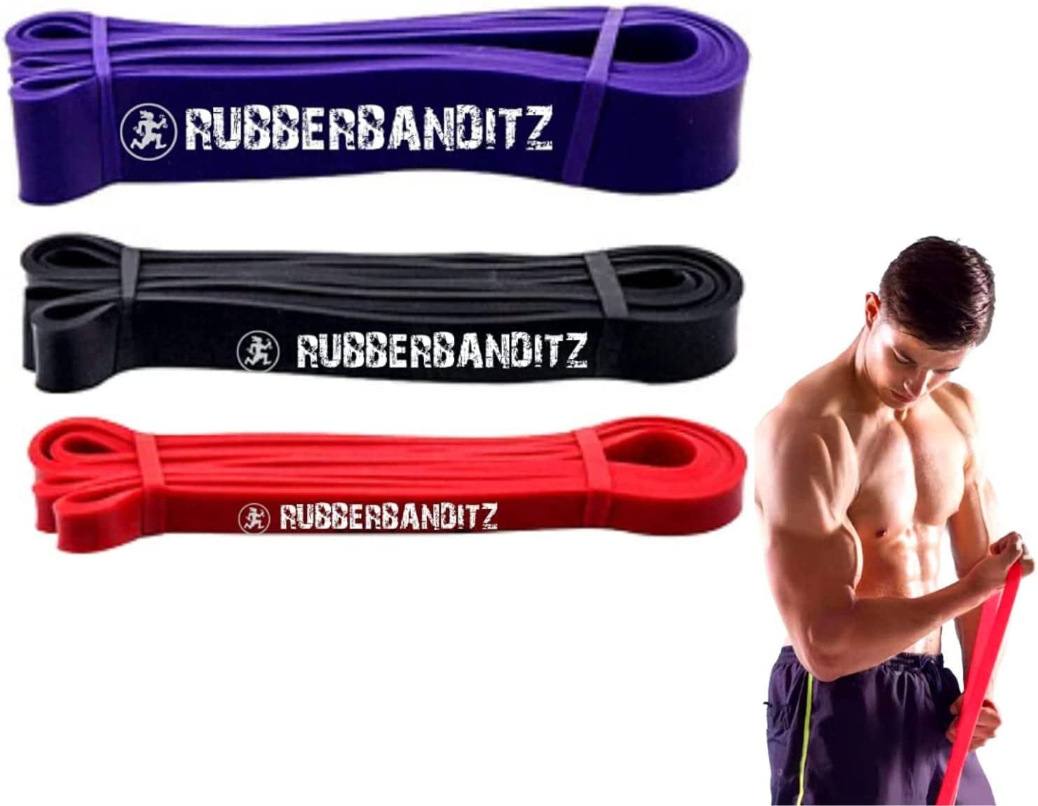 Rubberbanditz 41" Pull Up Assist Bands - Walmart.com