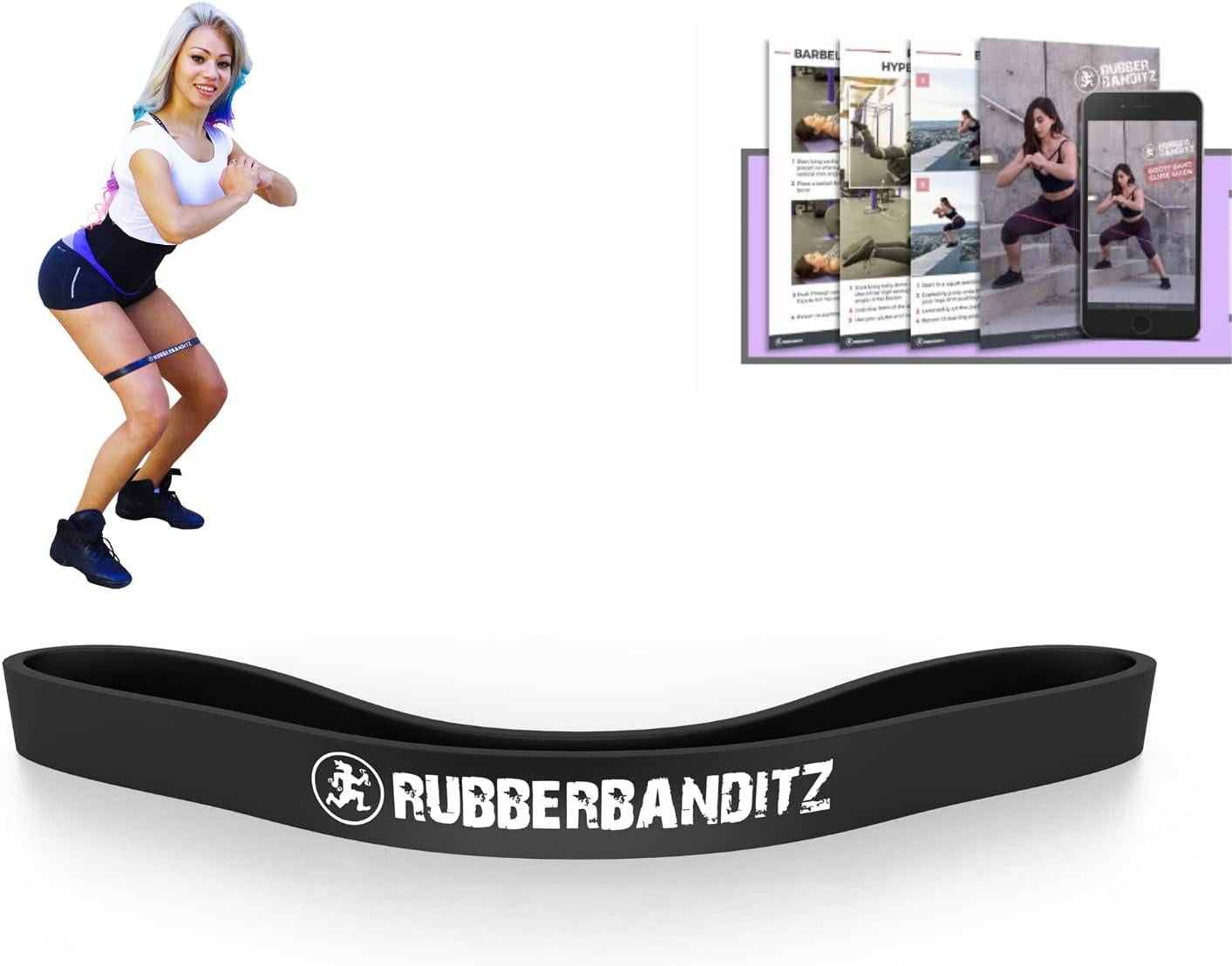 Rubberbanditz Extra Thick Booty Bands - for Glutes and Legs Workouts ...