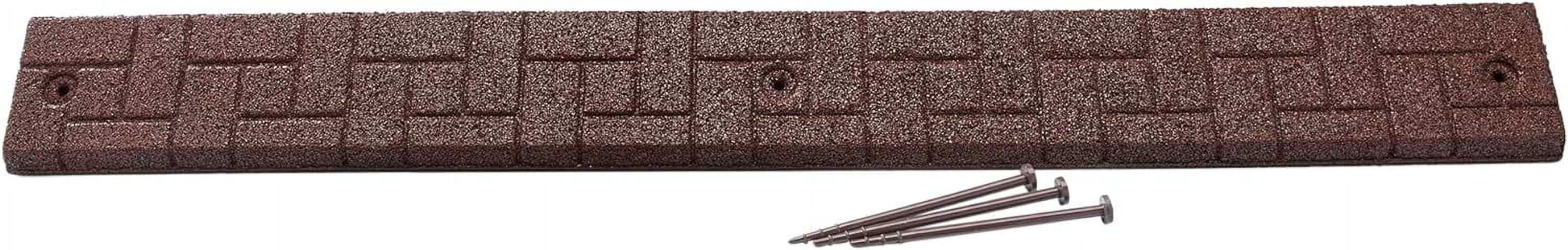 Rubberific Premium Rubber Angled Terracotta Landscape Edging - 4 ft ...