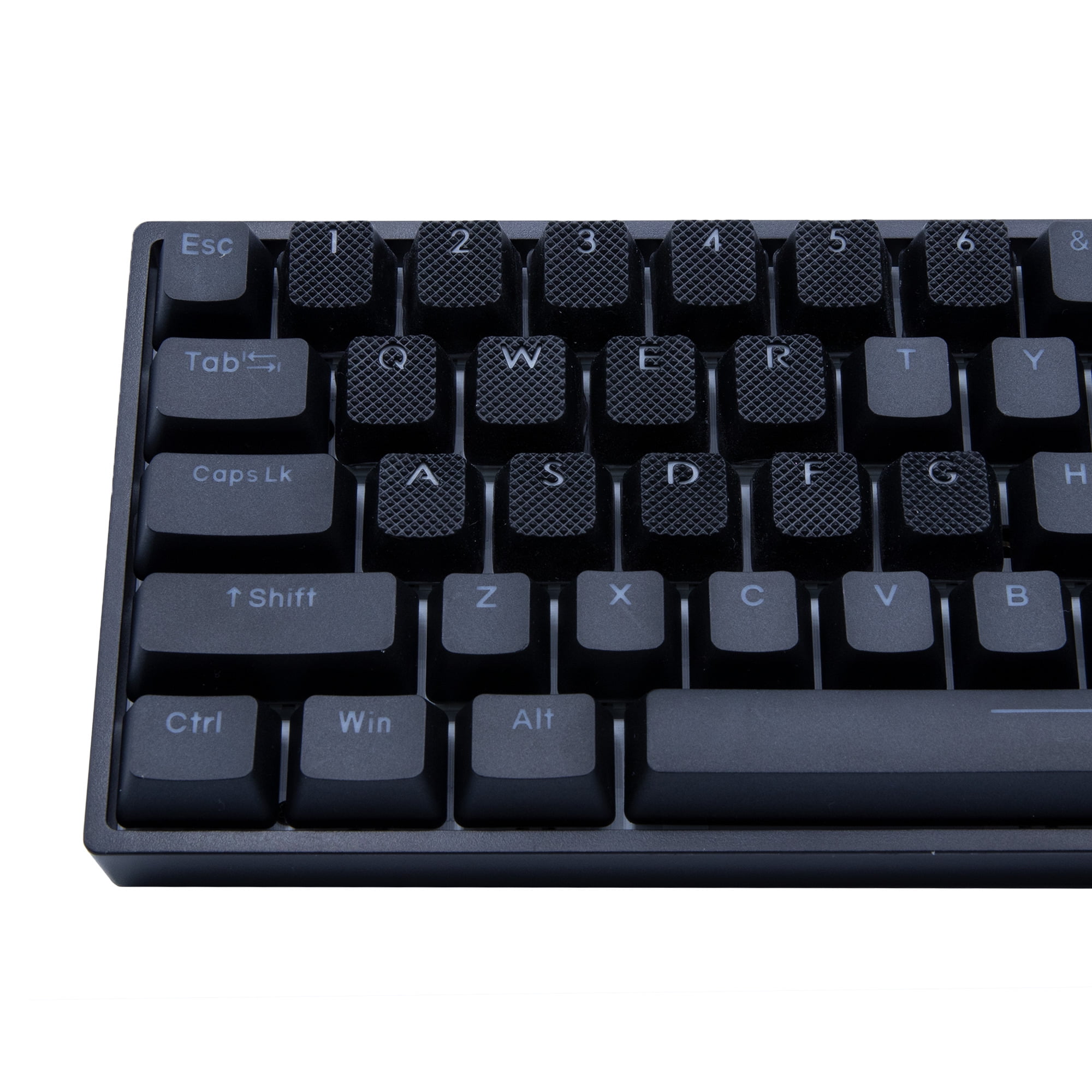 Rubberized Gaming Keycaps (Black) - Walmart.com