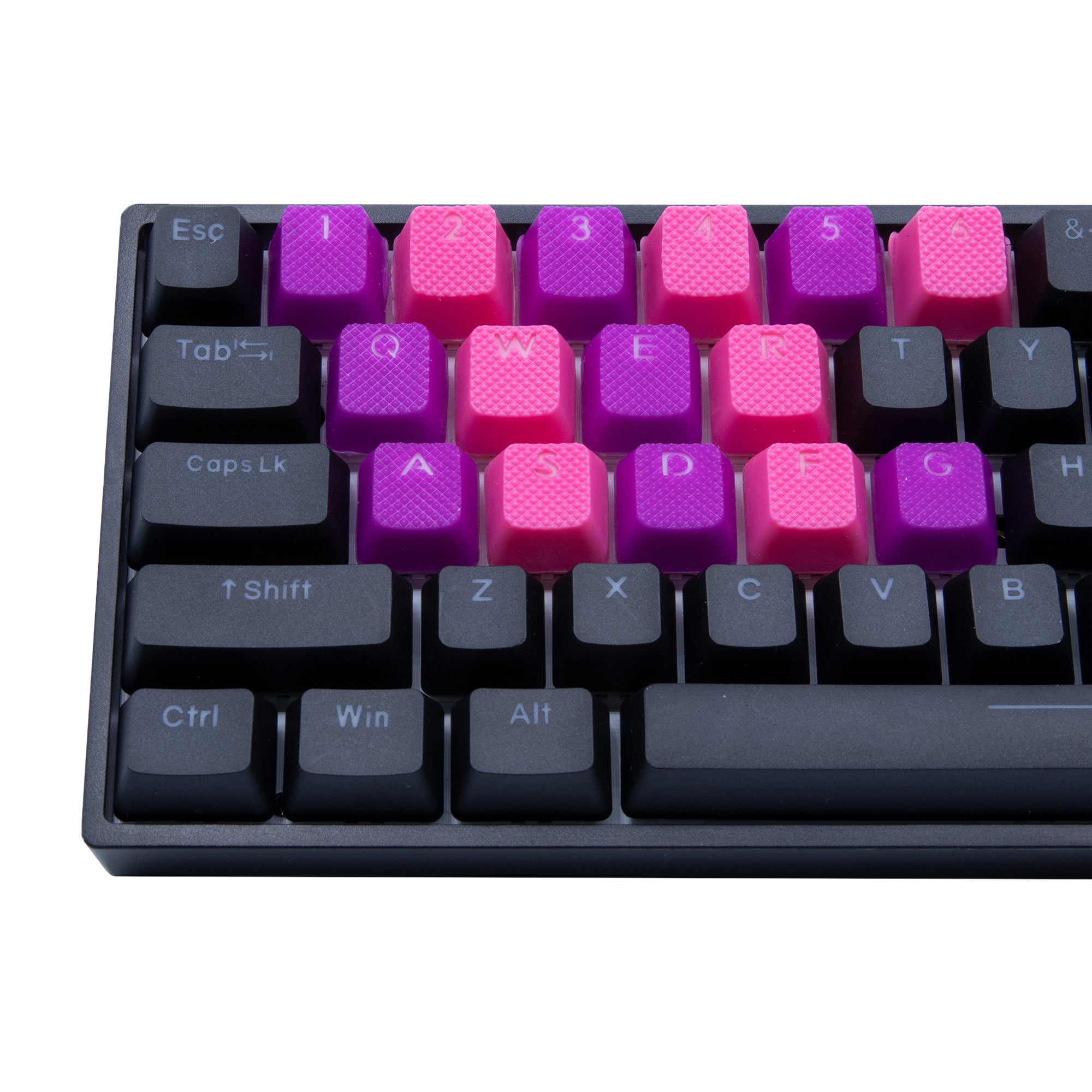 Rubberized Gaming Keycaps (Retro wave) - Walmart.com