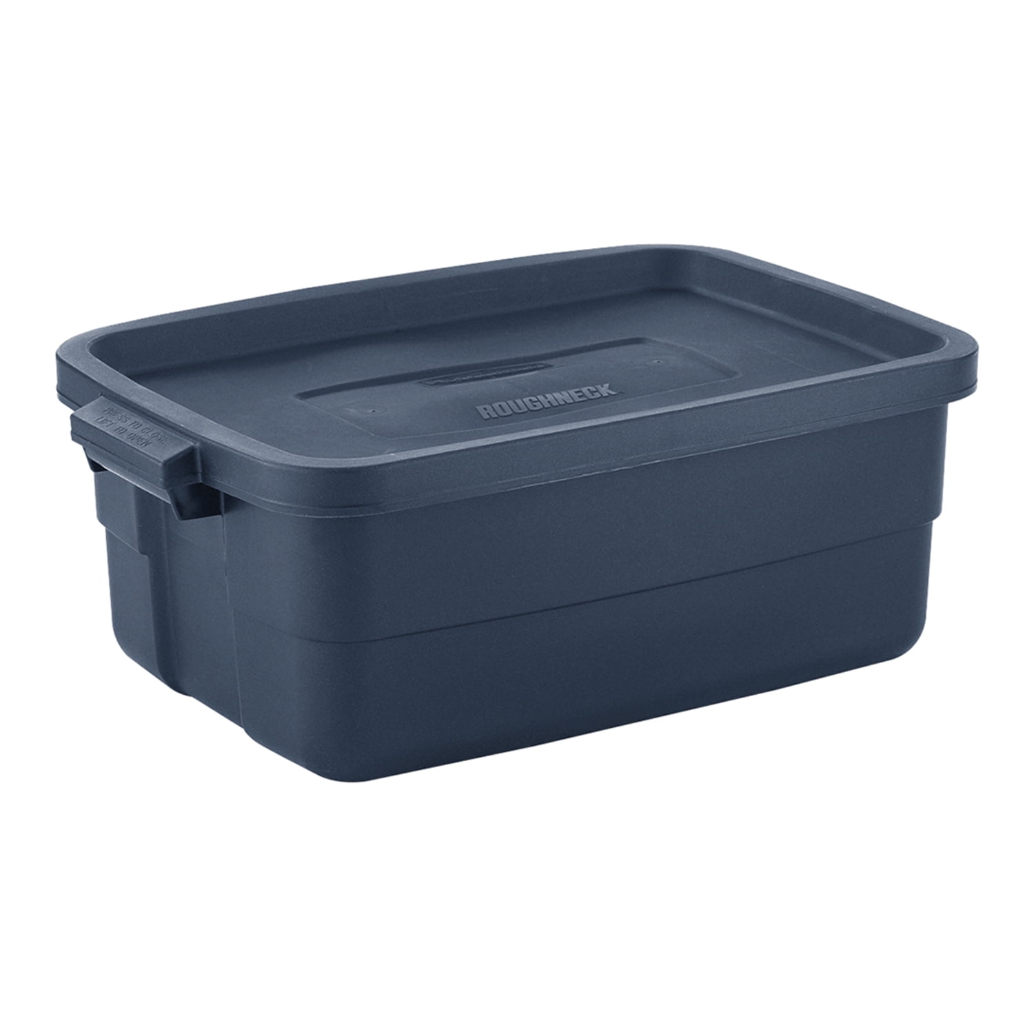 Rubbermaid 10 Gallon Stackable Storage Container, Dark Indigo (12 Pack ...