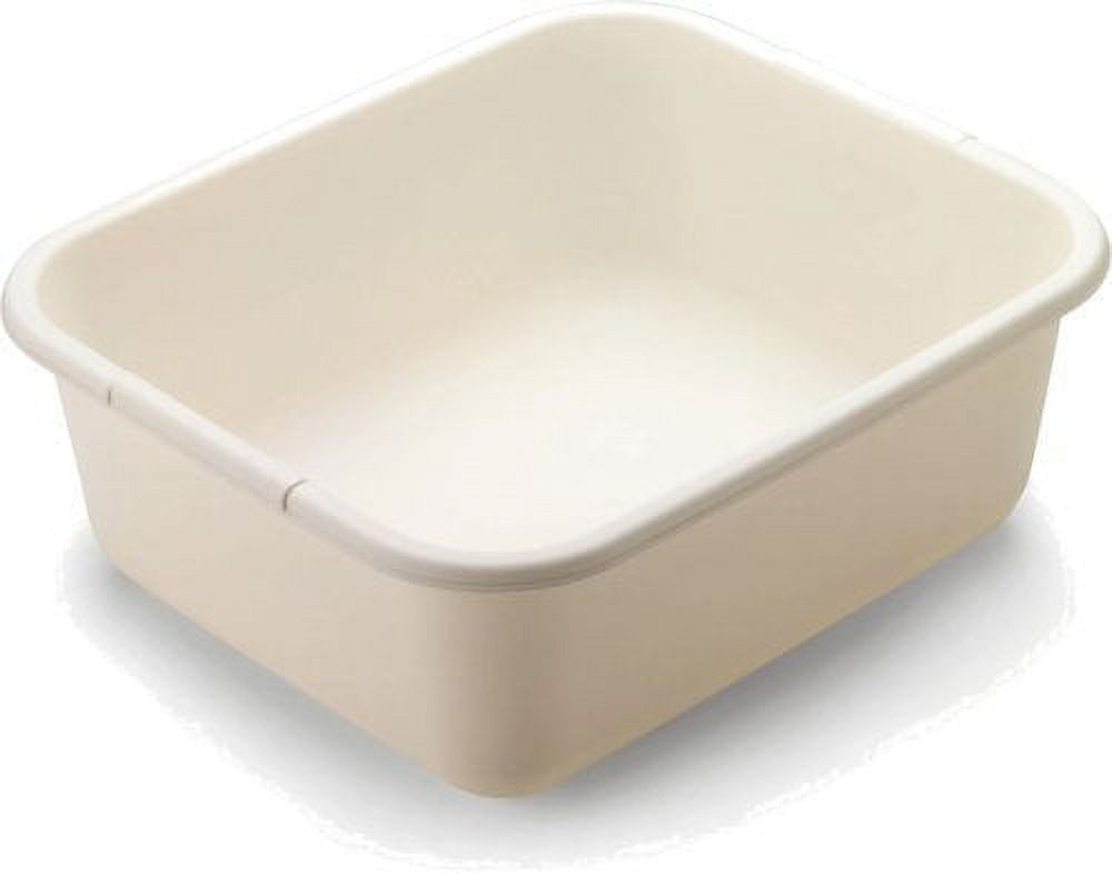 Rubbermaid 11.4 QT Dish Pan, Bisque FG2951ARBISQU - Walmart.com