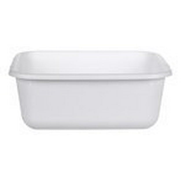 Rubbermaid 11.4 qt White Plastic Dishpan - 12.55 in. W X 14.45 in. L ...
