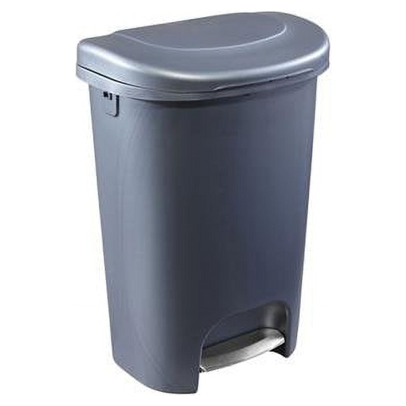 Rubbermaid 13 gal Premium Gray Step-On Trash Can - Pack of 4 - Walmart.com
