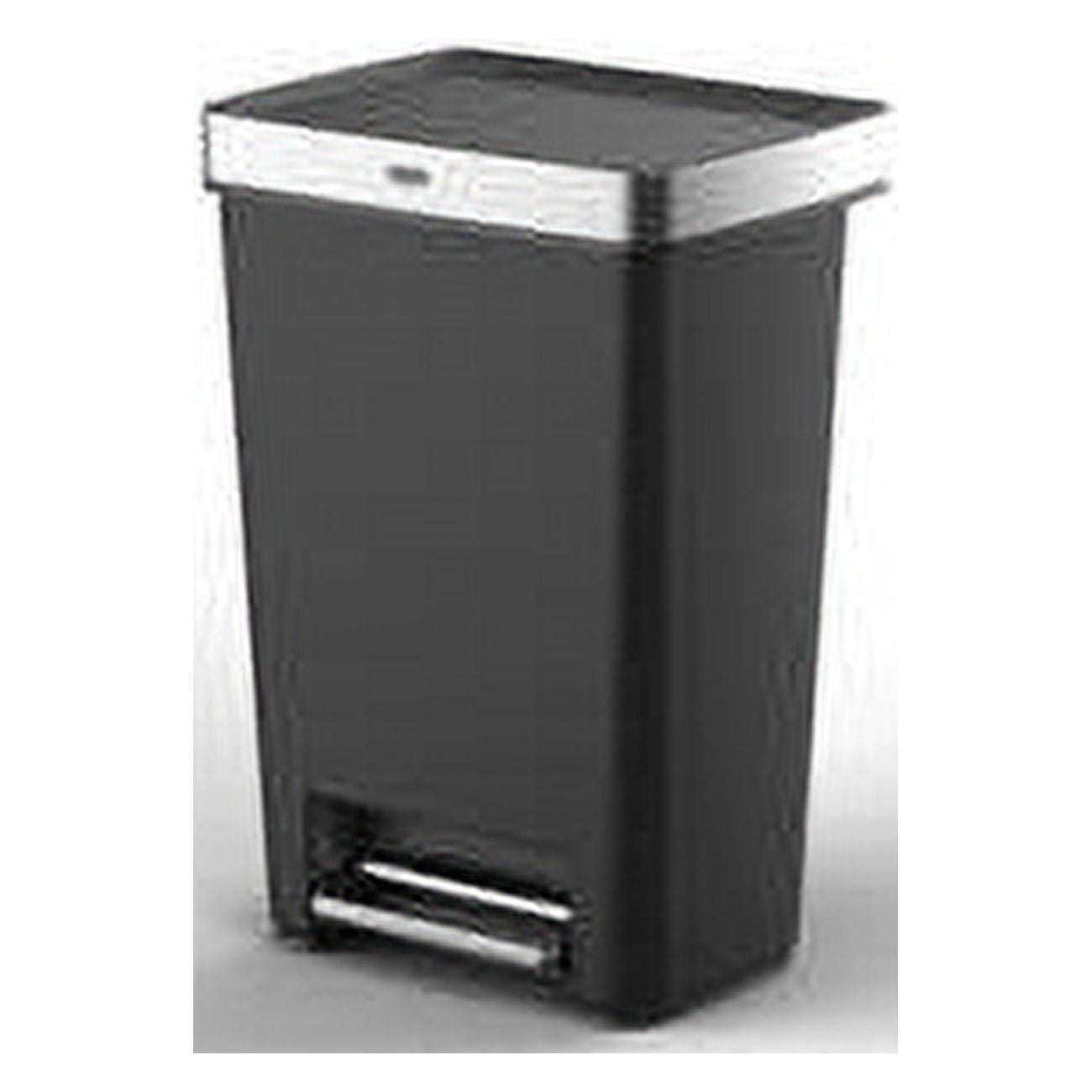 Rubbermaid 13 gal Trash Rectangle Can, Gray - Walmart.com