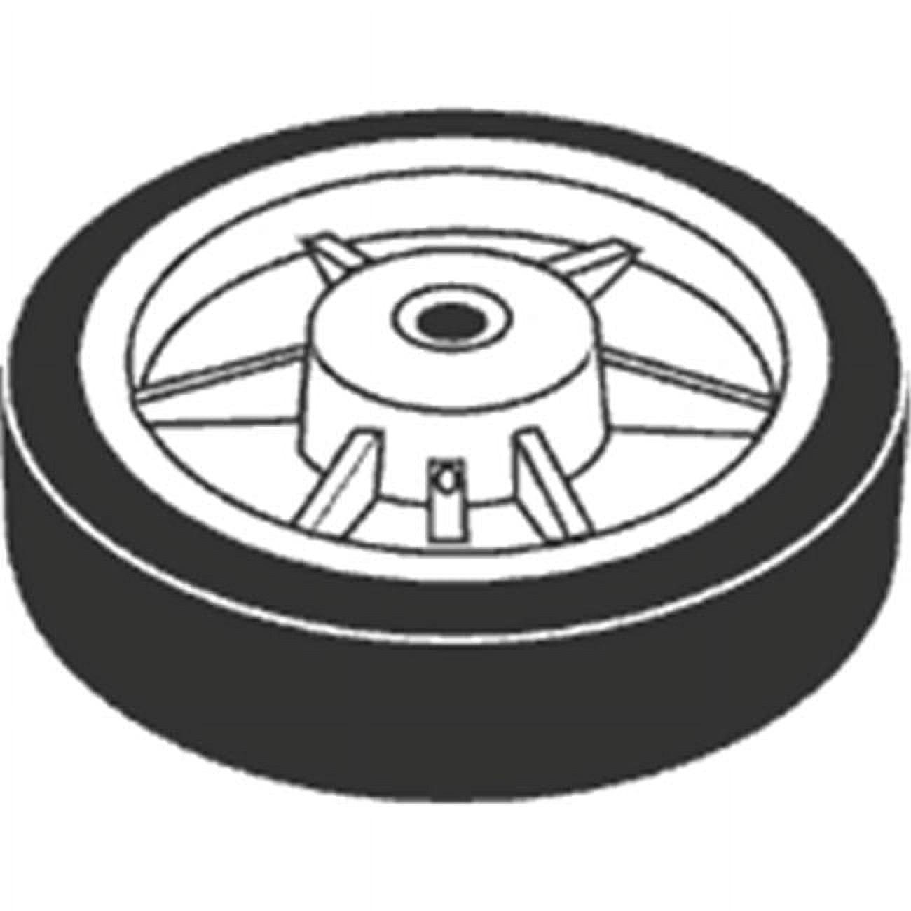 Rubbermaid 1316L3 12 in. Diameter Truck Tilt Wheel - Walmart.com