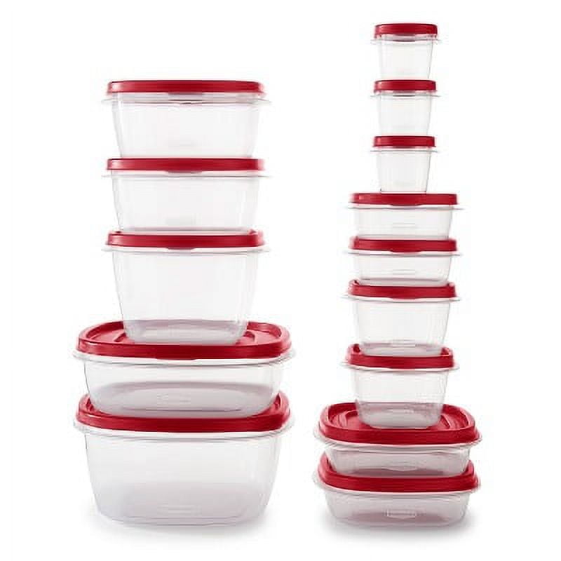 Rubbermaid 28pc Plastic Food Storage Container Set - Walmart.com