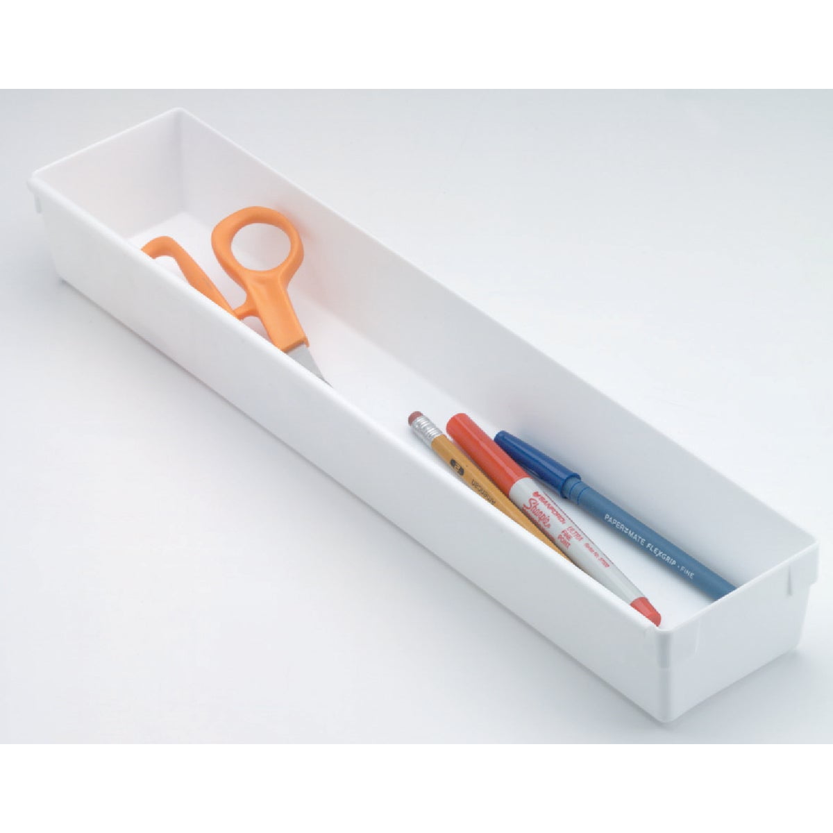 Rubbermaid 2917-RD WHT Plastic Drawer Organizer, 15" x 3" x 2", White ...