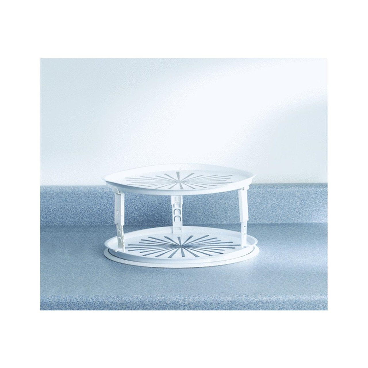 Rubbermaid 2937RDWHT Lazy Susan Twin Turntable - Walmart.com