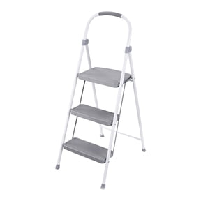 Rubbermaid EZ Step Folding 2-Step Stool, White - Walmart.com